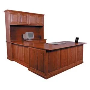 Simply Amish Classic GWHTR Classic U-Shaped Desk | Mueller Furniture ...