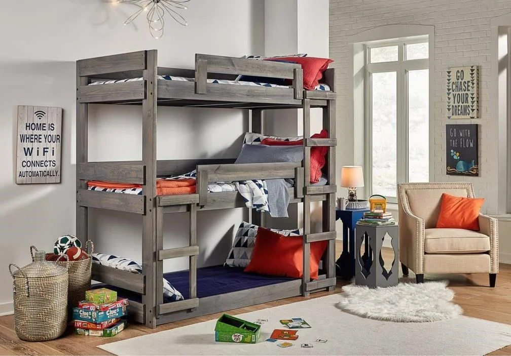 Simply Bunk Beds Dakota 210HB +210L+210R Triple Bunk Bed | Royal ...
