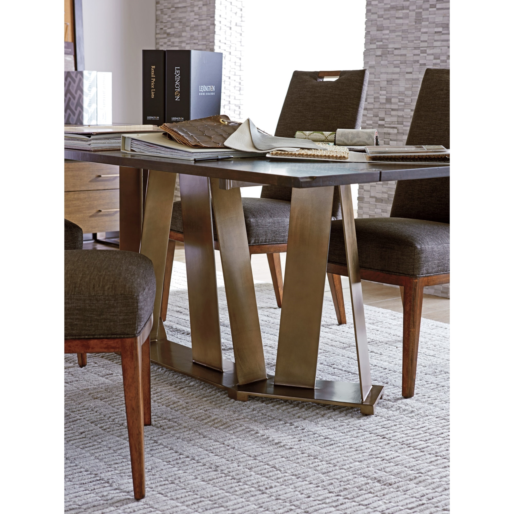 Sligh Cross Effect 190-470 Contemporary Flip Top Console with ...