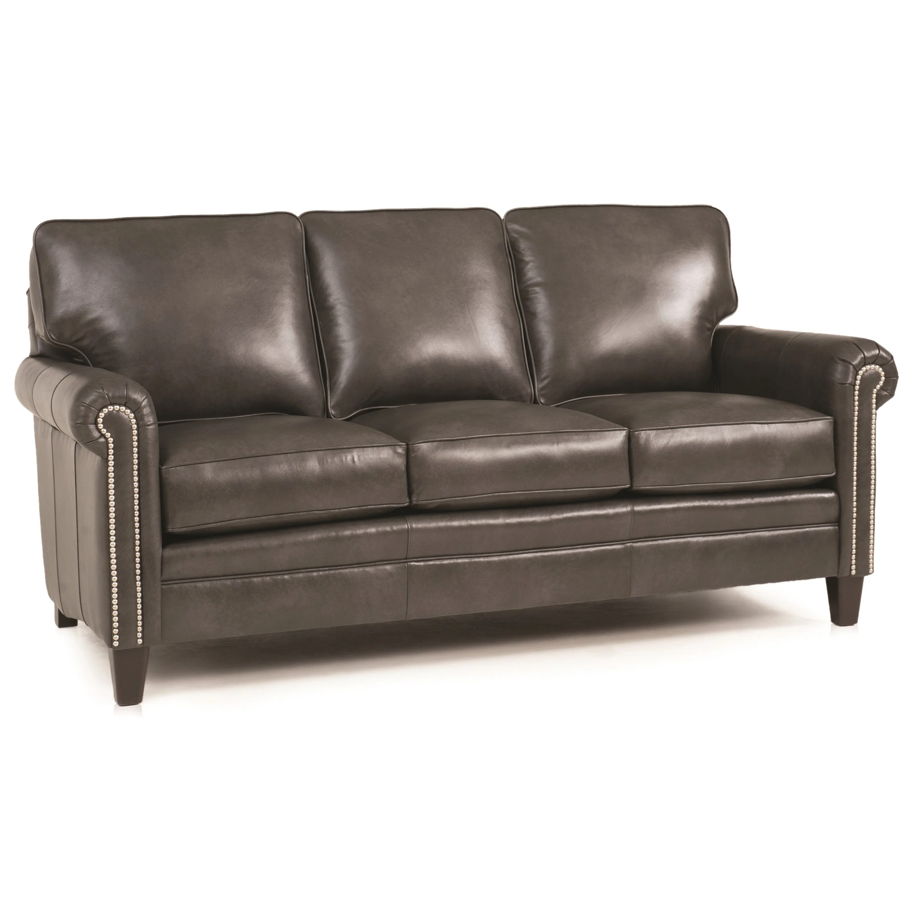 Smith Brothers 234 234-11 3220 Traditional Mid-Size Sofa with Rolled ...
