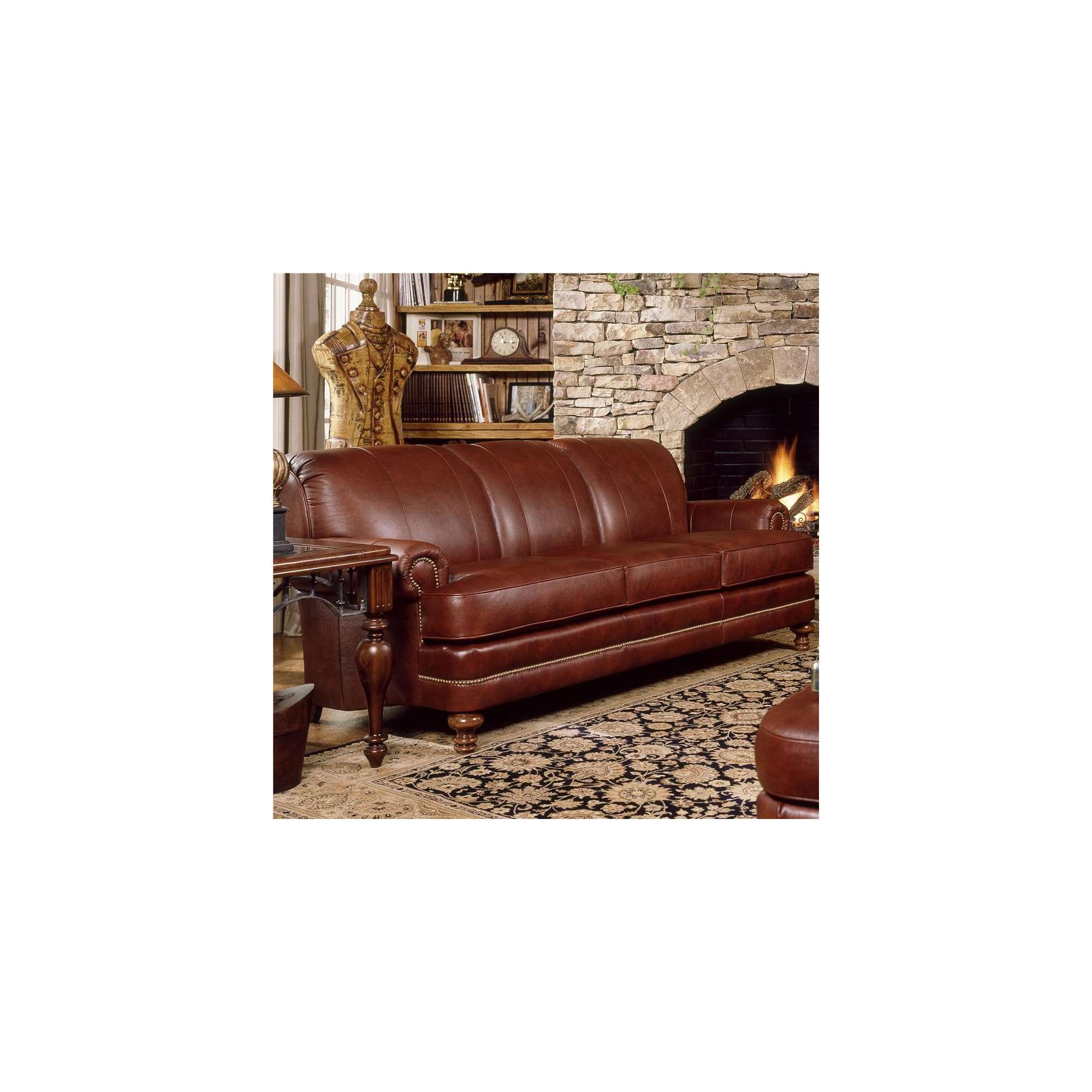Smith Brothers 346 SBR346-SO/8101 Upholstered Stationary Sofa | Wayside ...