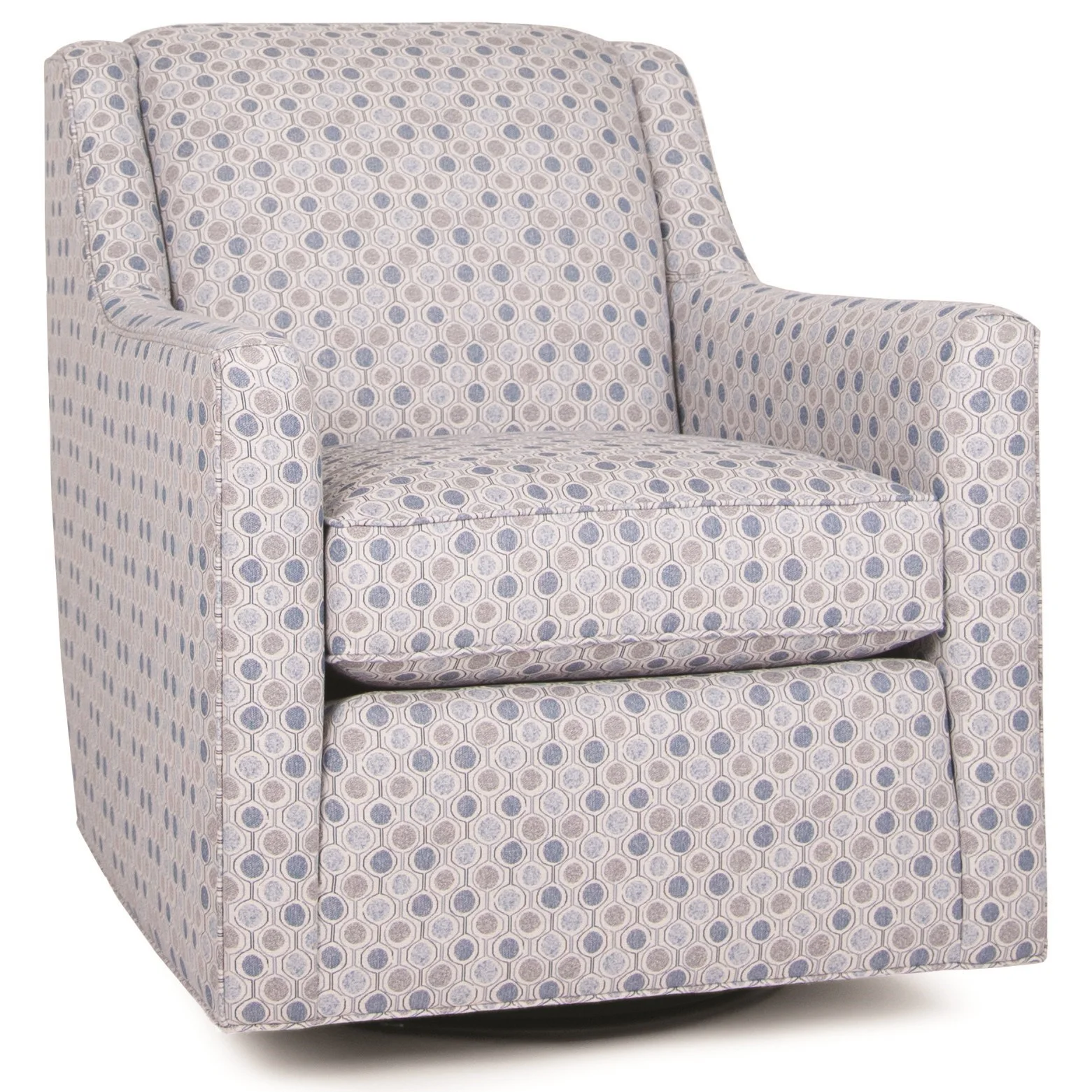 Smith Brothers 549 549-58 412911 Contemporary Swivel Glider Chair ...