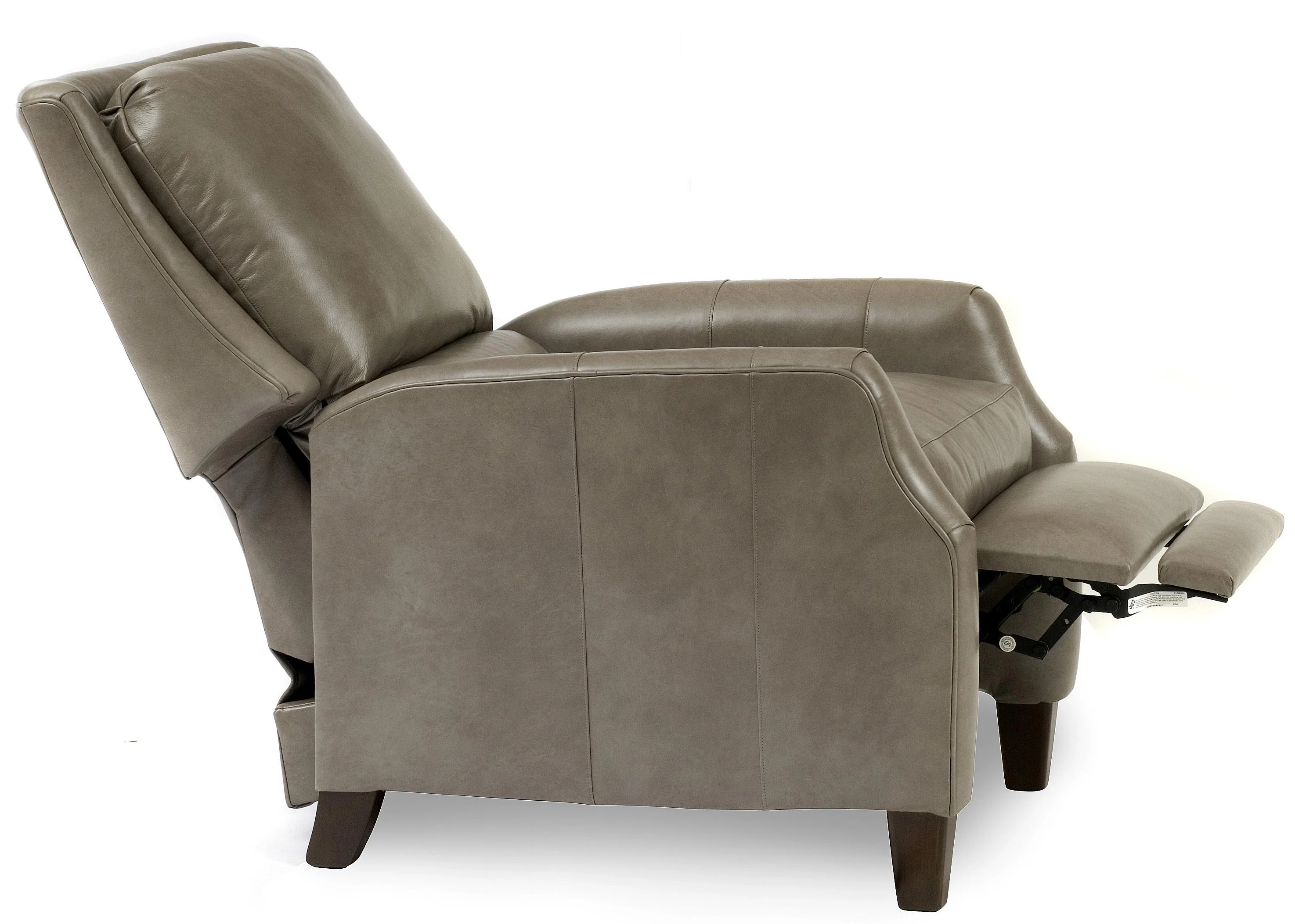 Smith Brothers Recliners 722-33 Upholstered 3 Way Recliner with Legs ...