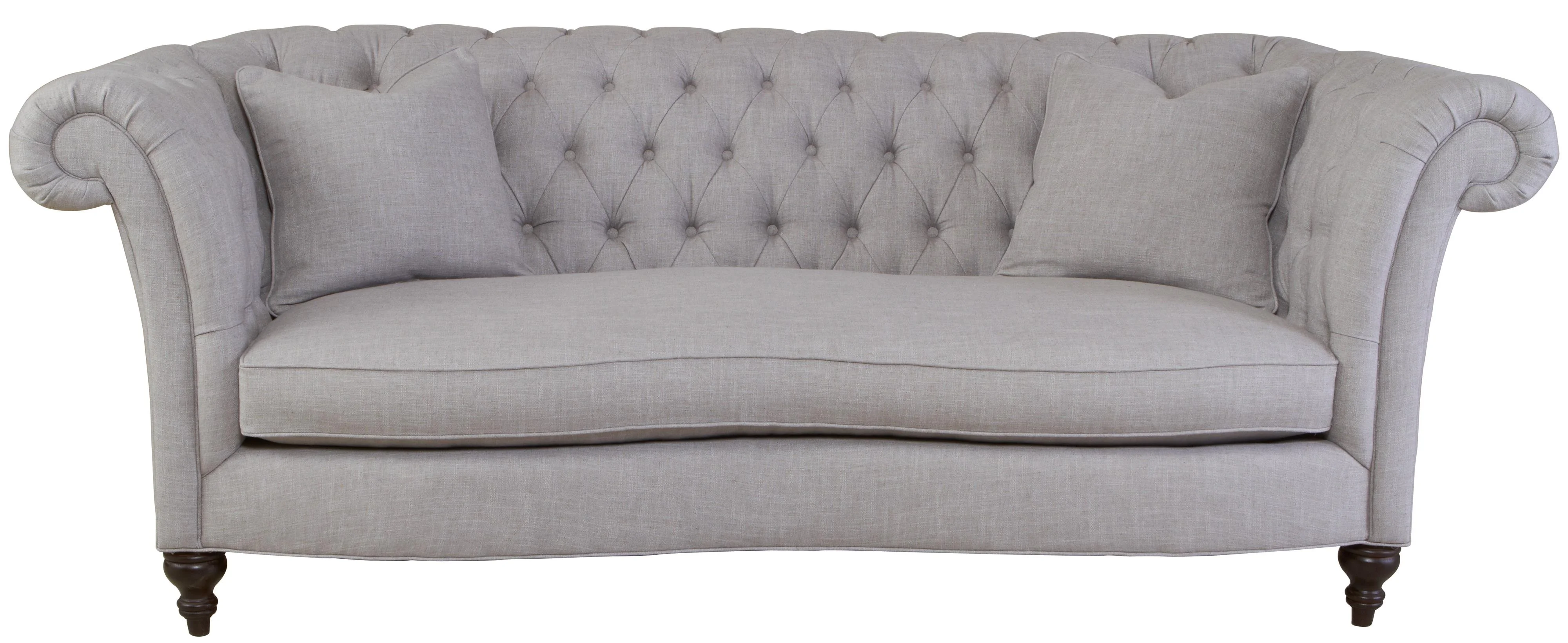 Robin Lynn Collection Dulce Tuxedo Back Sofa with Tufting Detail ...