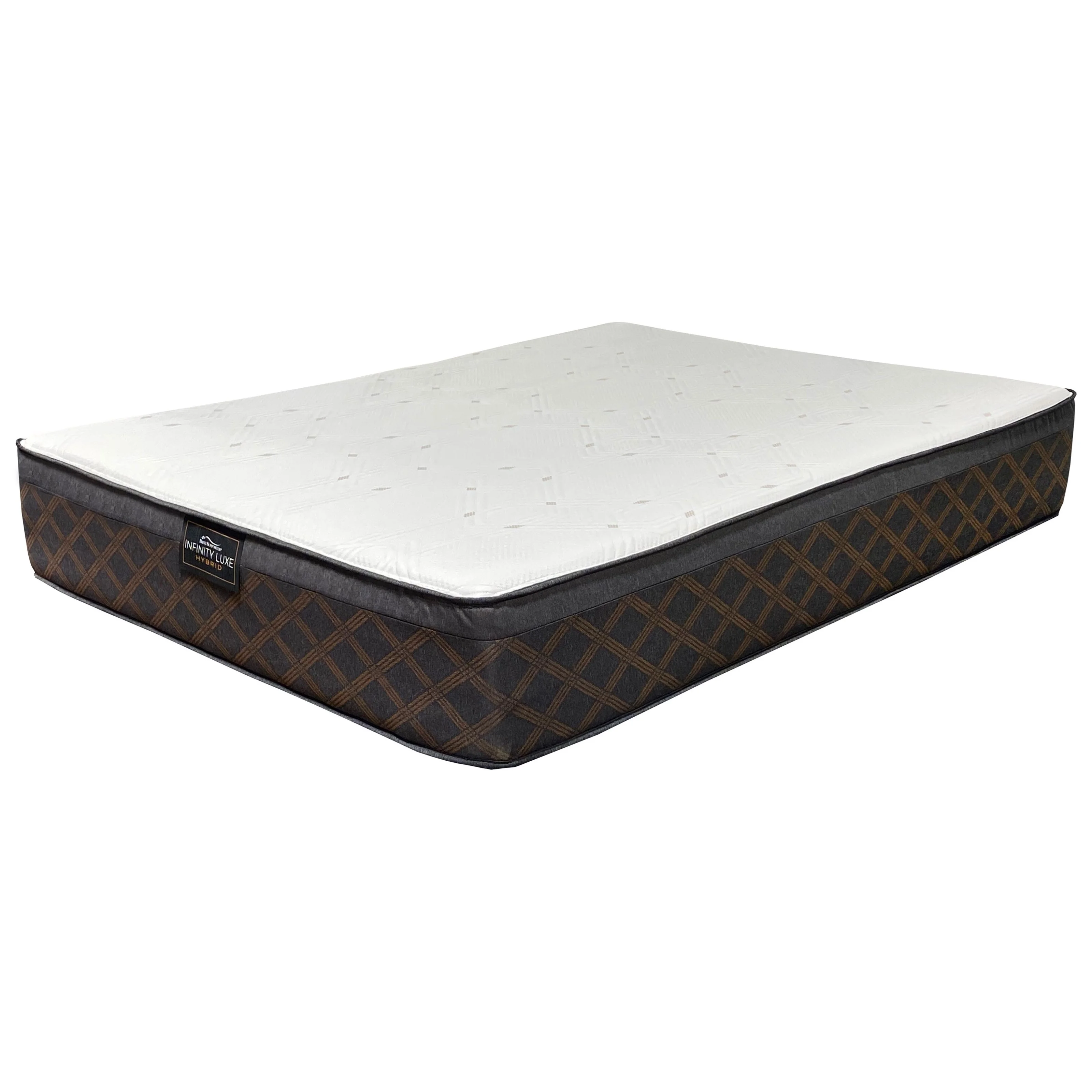 Spring Air Jade Luxury Firm 2115-K+2x2100-TXL King 12.25" Firm Hybrid ...