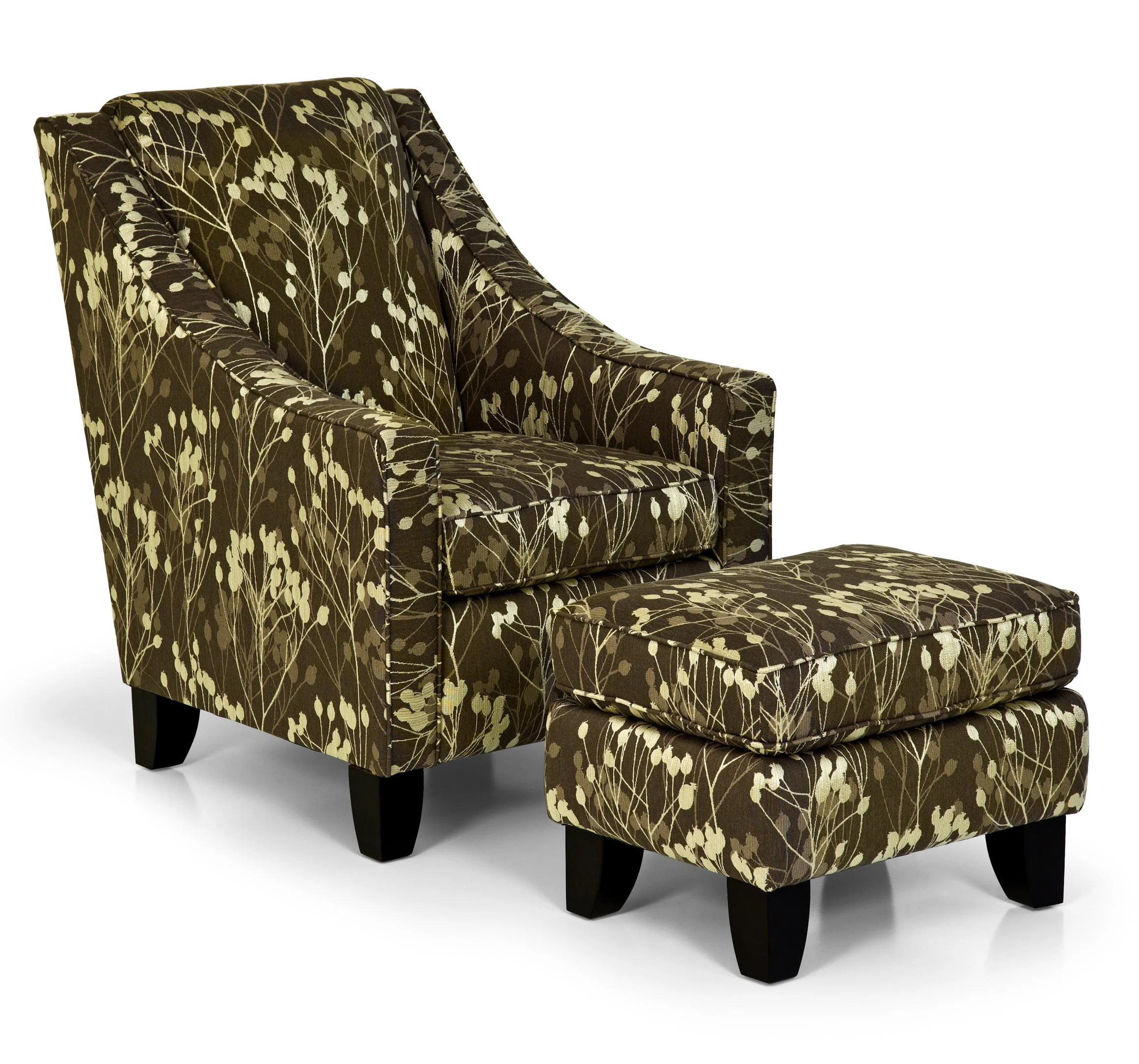 Stanton Accent Chairs and Ottomans 95807x1+95808x1 Contemporary Accent ...