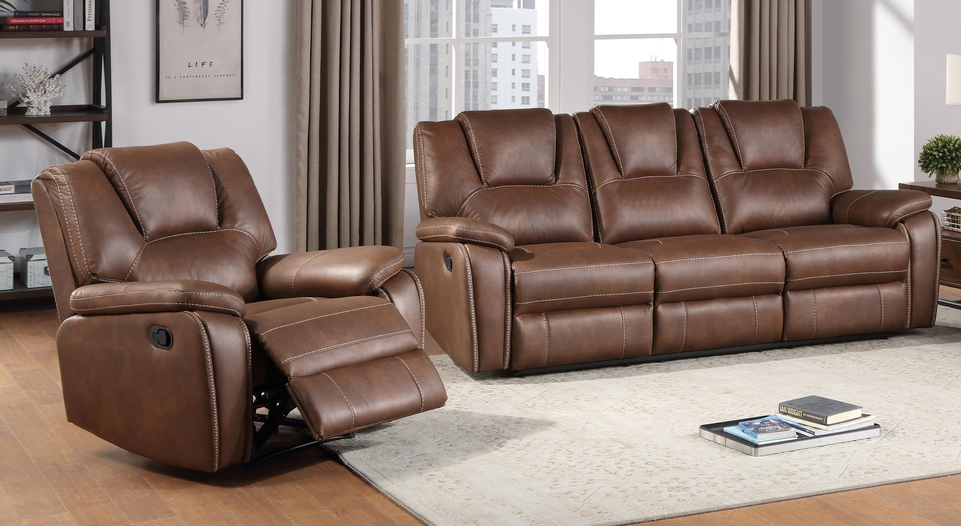 Member s Mark Standage Leather Motion Sofa 2024 www.alhudapk