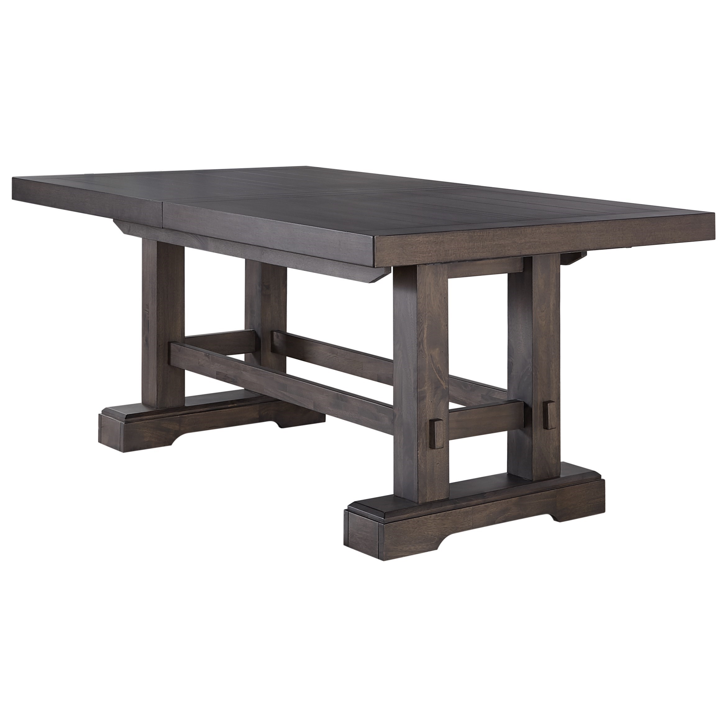 Steve Silver Napa NP500T Contemporary Dining Table with Leaves | Dunk ...