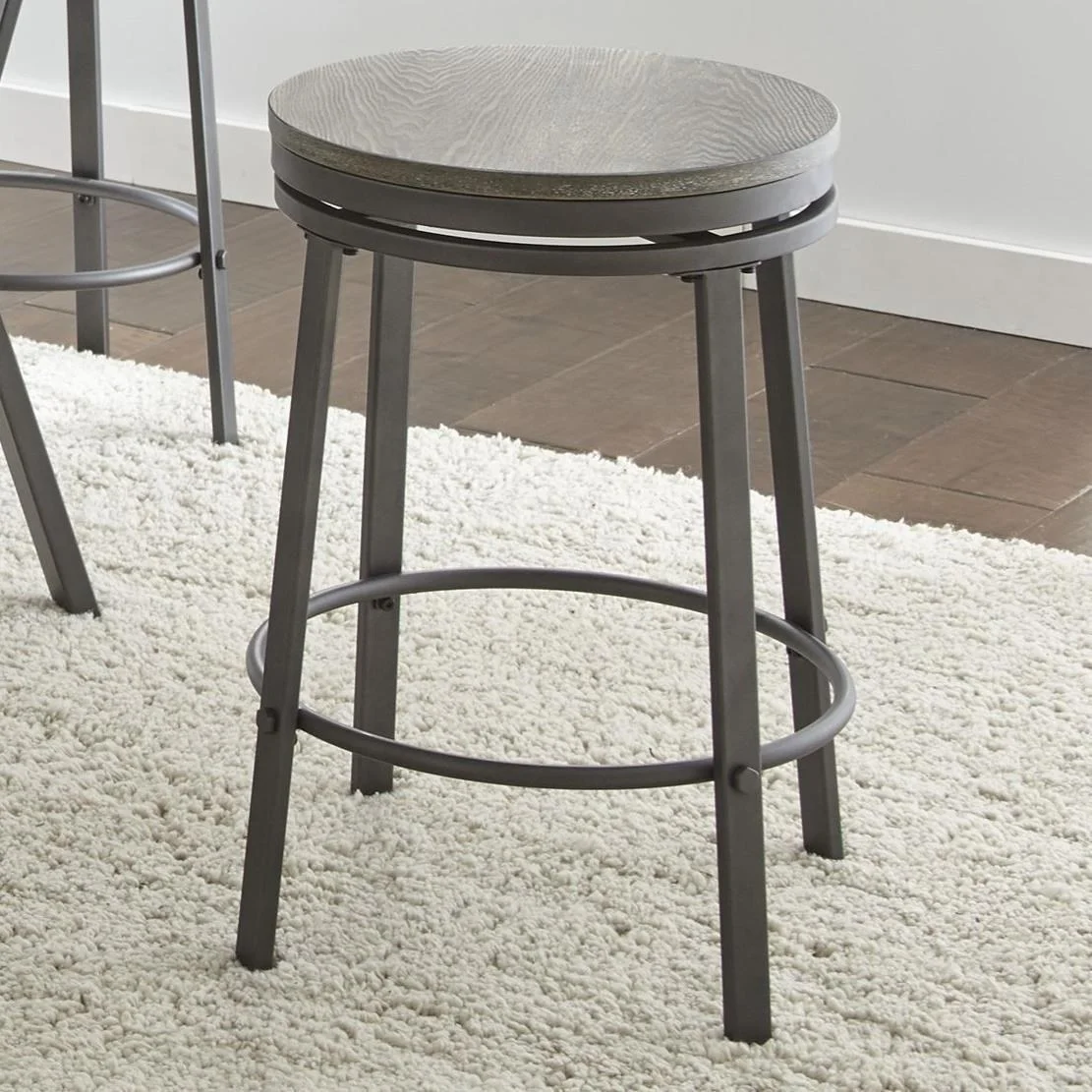 Steve Silver Portland 1373822 Industrial Counter Stool | Dunk & Bright ...
