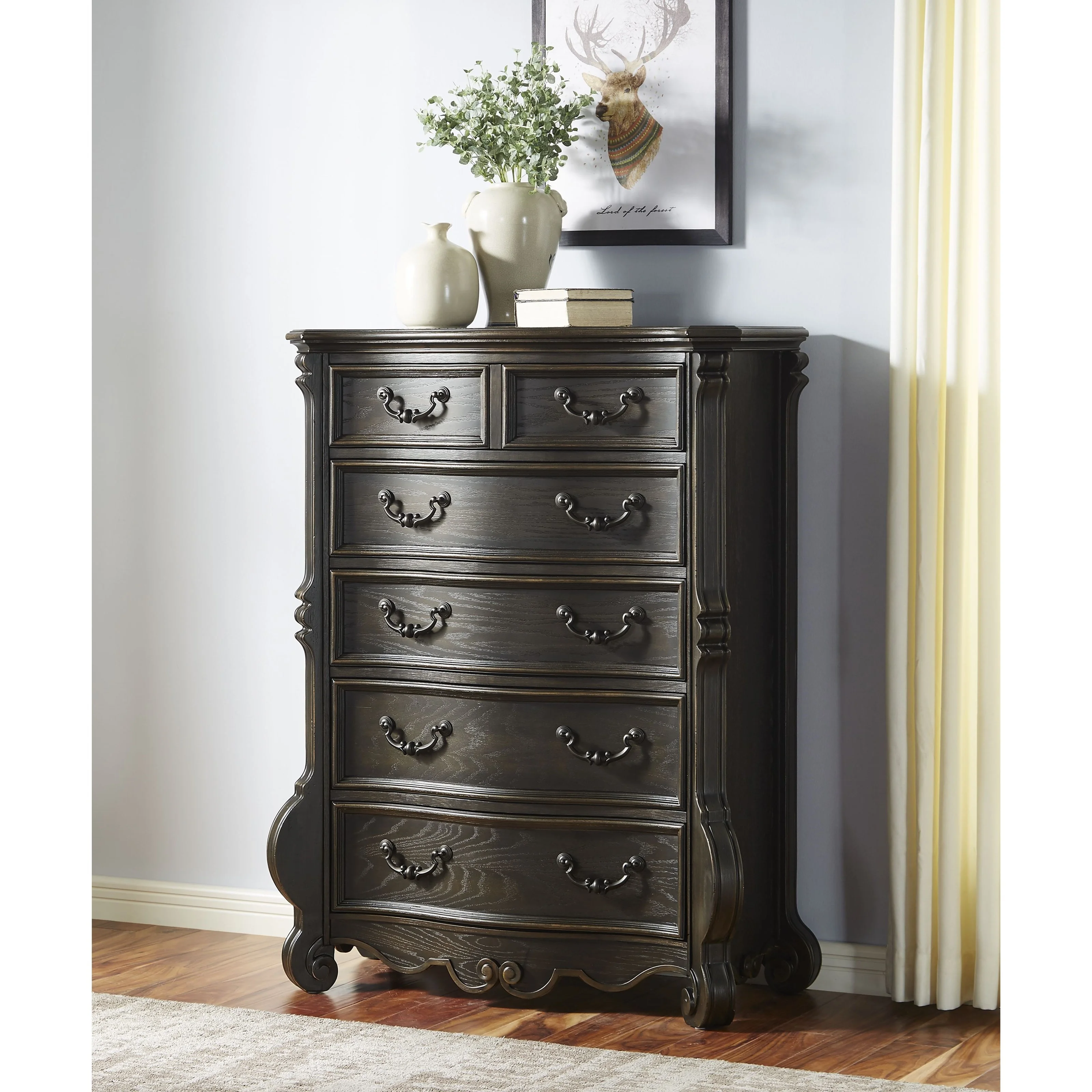 Steve Silver Rhapsody RH900CT Traditional 5-Drawer Lift Top Chest ...