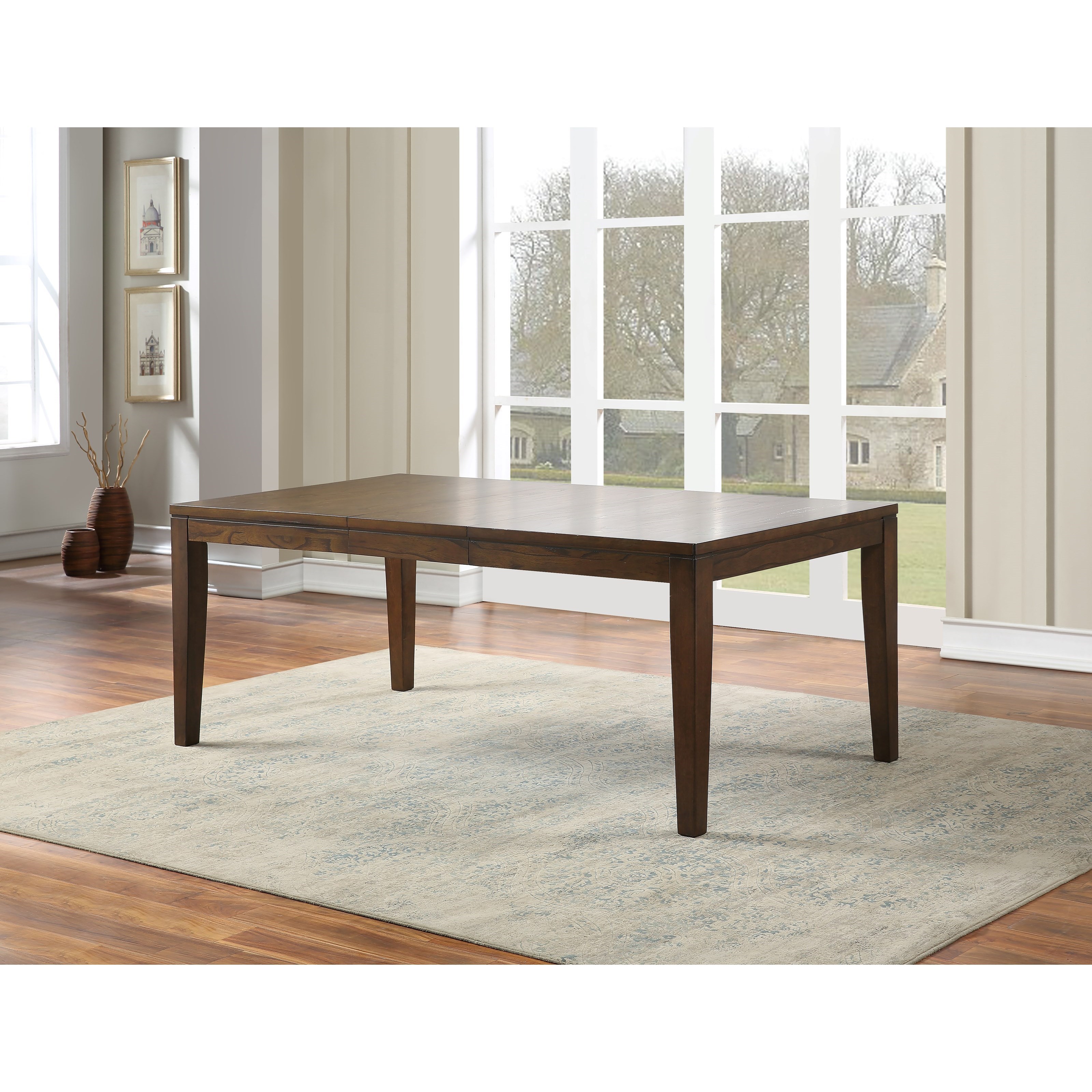 Steve Silver Stratford ST500T Casual Extension Dining Table with ...