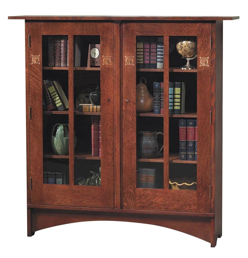 Stickley Harvey Ellis 89-706 Harvey Ellis 2 Door Bookcase with Paned ...
