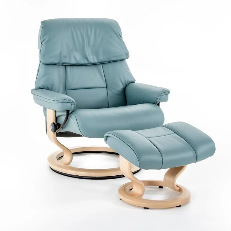 Stressless Stressless Ruby 1258415 PAL/AQUA GRN92 Large Classic ...