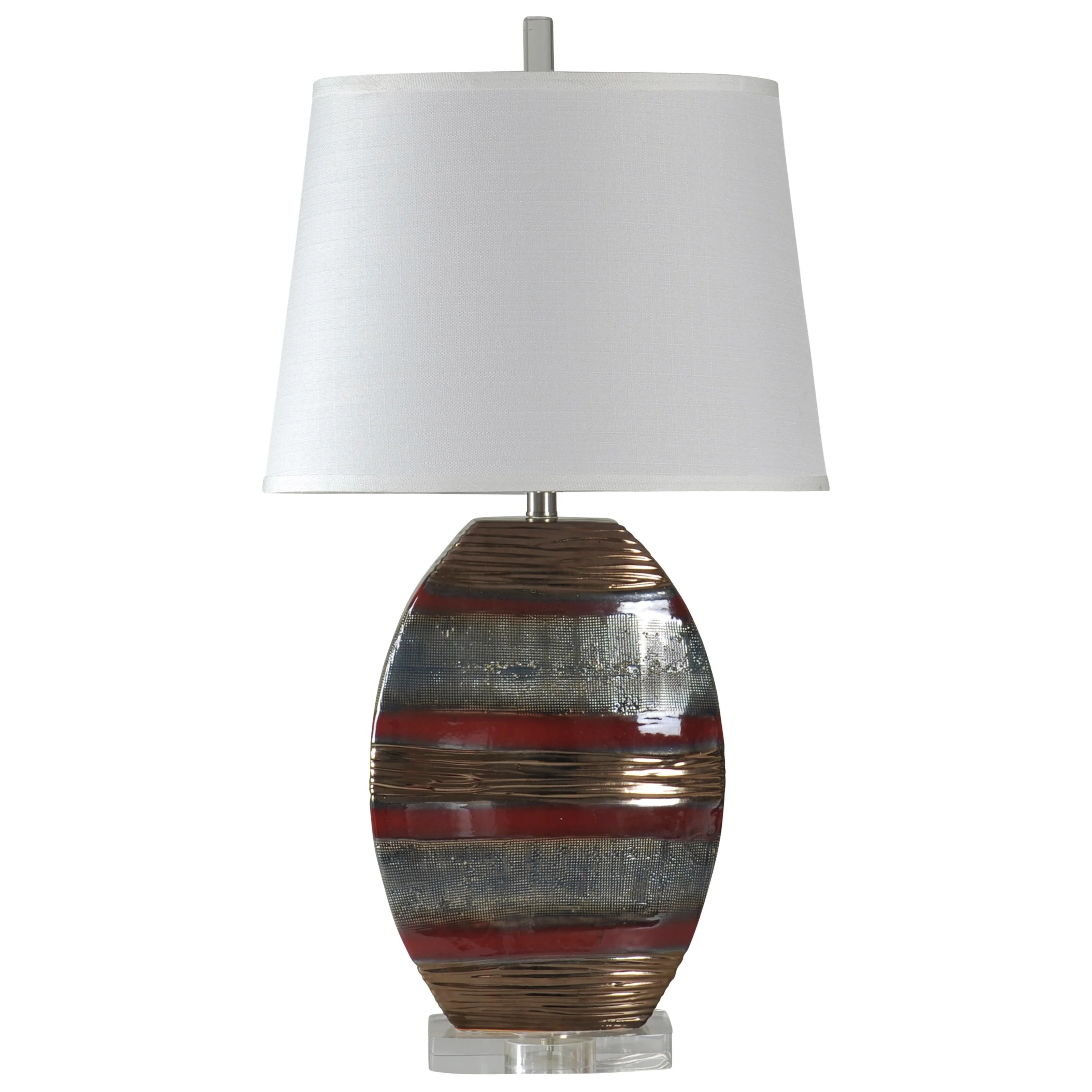 StyleCraft Lamps L39519 Earth Tone Ceramic Lamp | Alison Craig Home ...
