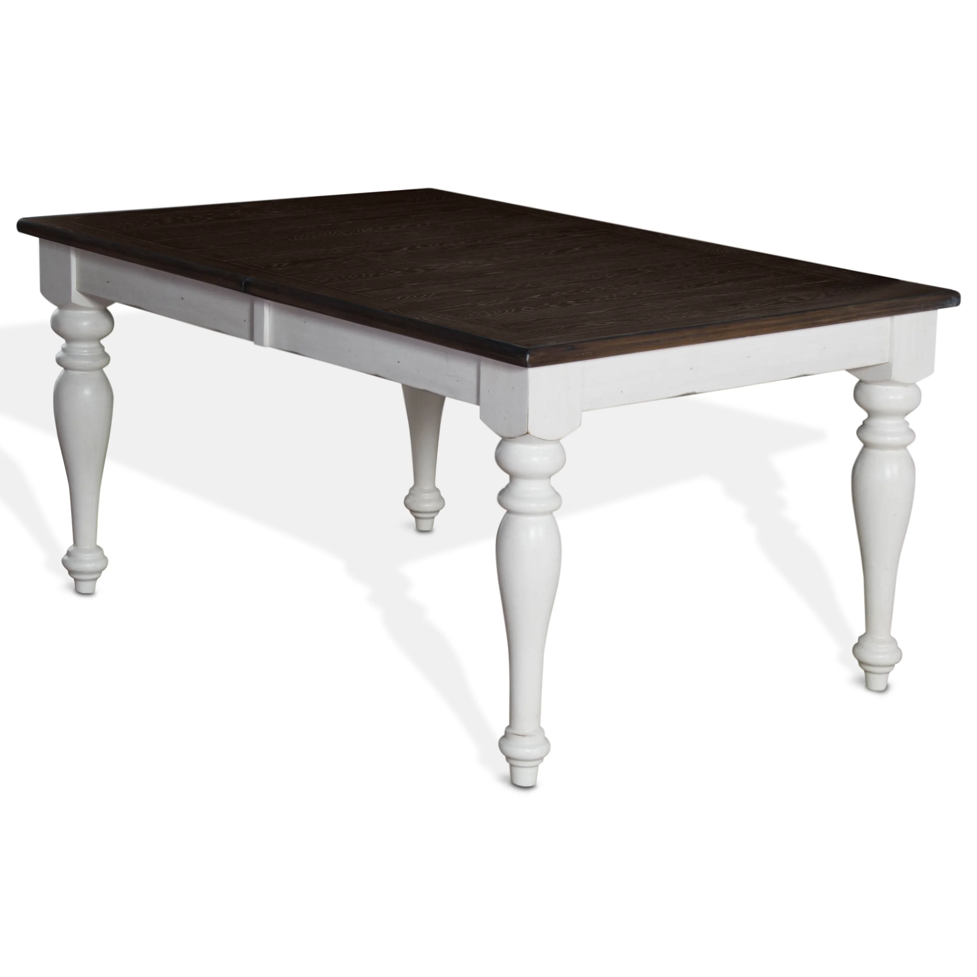 Sunny Designs Bourbon Trail 1015FC Extension Dining Table with Self ...
