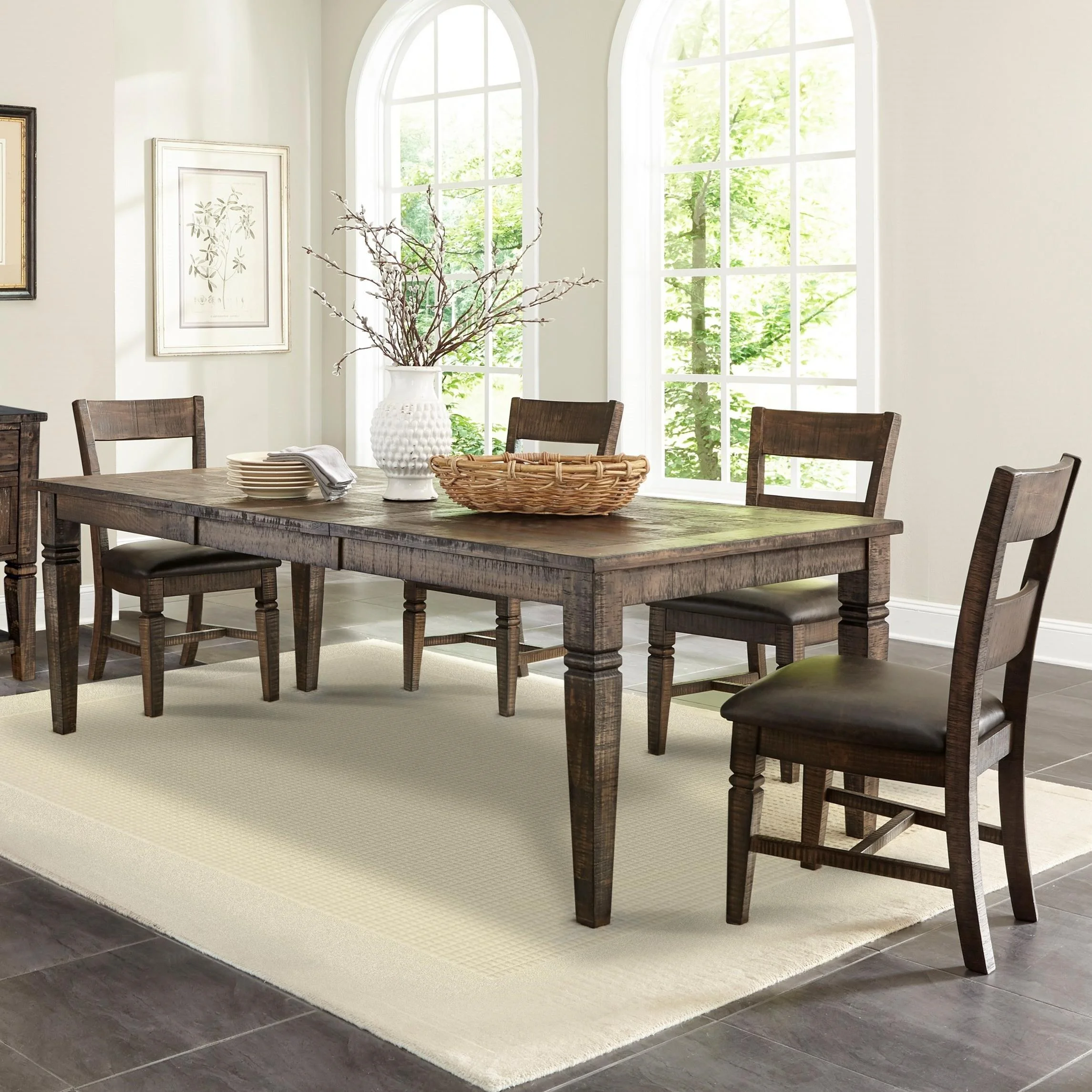Sunny Designs Homestead 18423 Dining Table Set for Four | Galleria ...