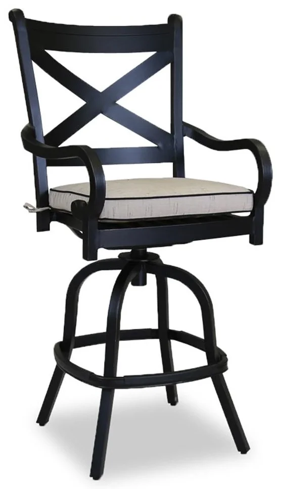 Sunset West Monterey 3001-7B+3001-7C Swivel Bar Stool | Belfort ...