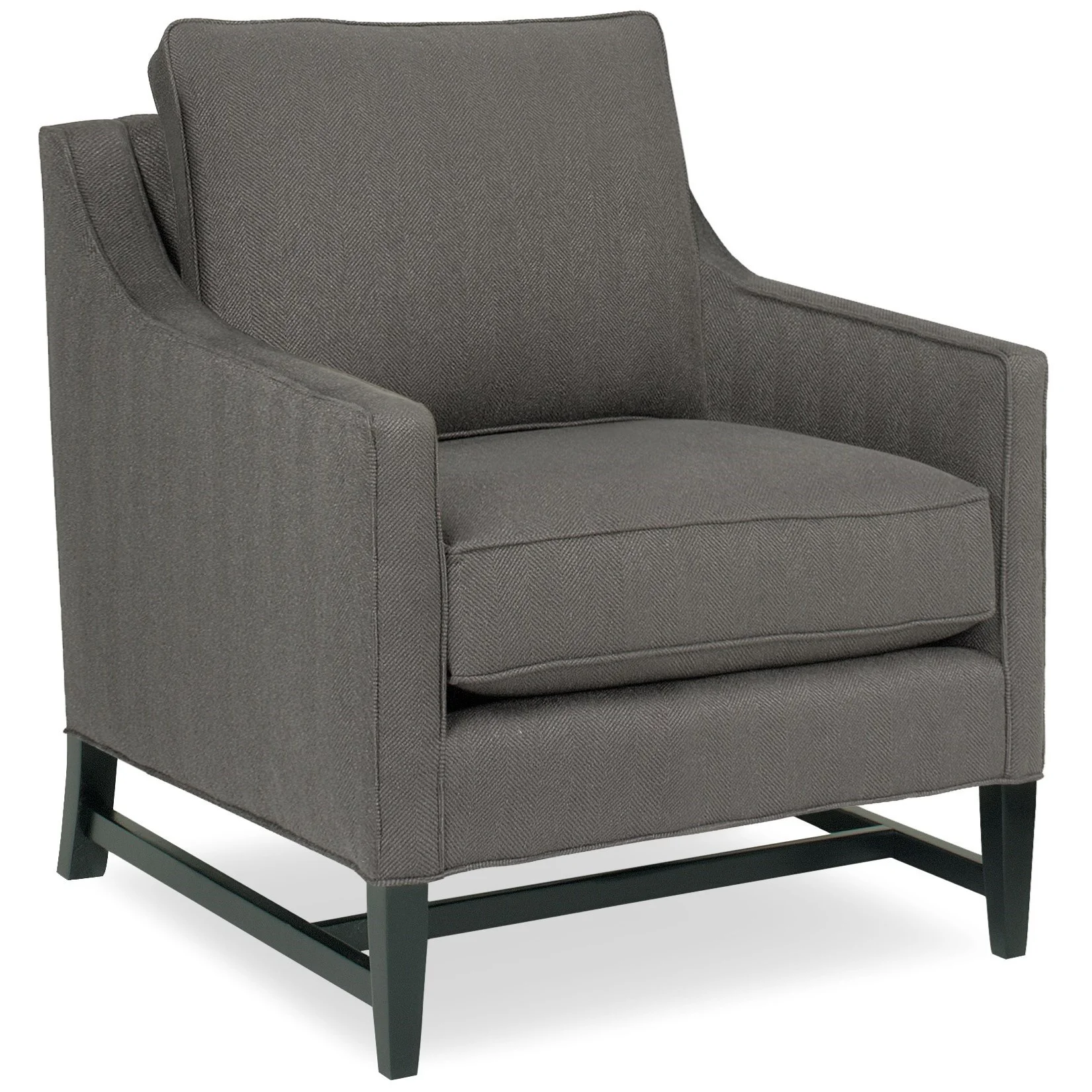 Temple Furniture Sassy 5105 Casual Chair with Track Arms and Exposed ...