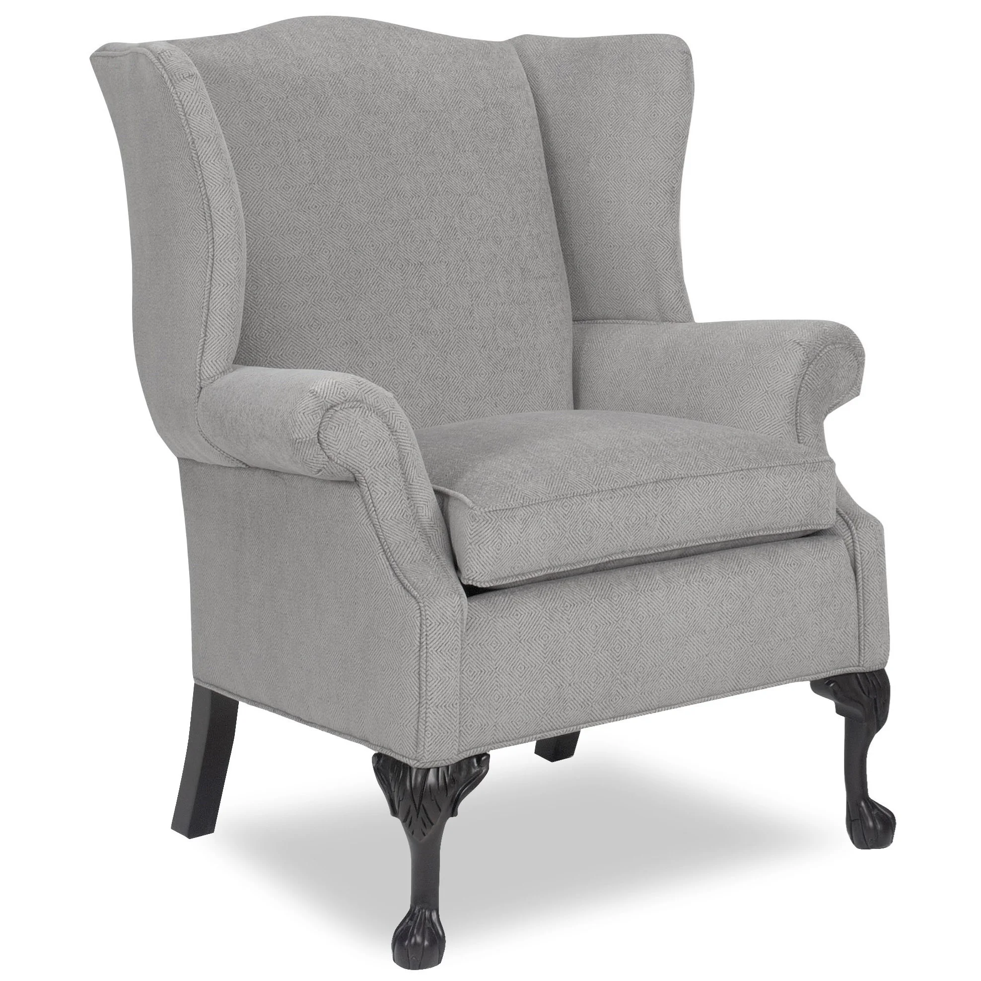 Temple Furniture Trevor 185-185 Traditional Wing Back Chair with ...
