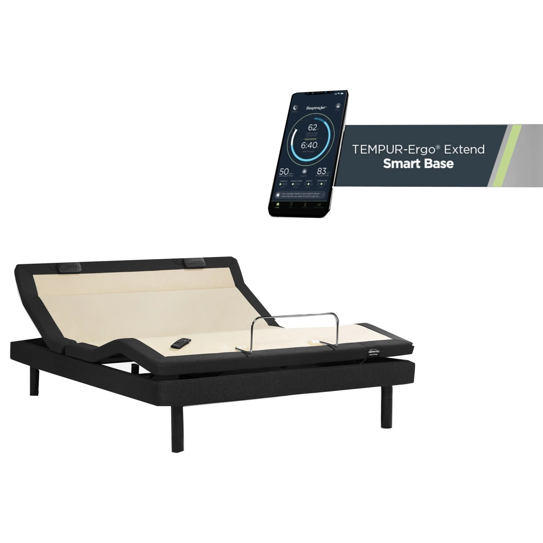 Tempur-Pedic® Tempur Ergo Extend Smart Base 536025489 Queen TEMPUR-ERGO ...