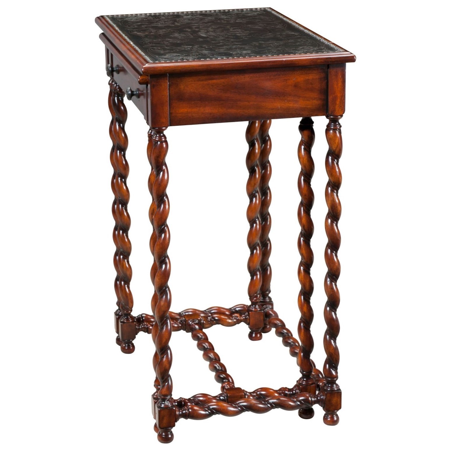 Theodore Alexander Armoury 5000-220 Set of 2 Nesting Lightly Engraved ...