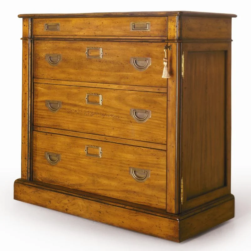 Theodore Alexander Chest of Drawers 6000-193 Campaign Wellington Chest ...