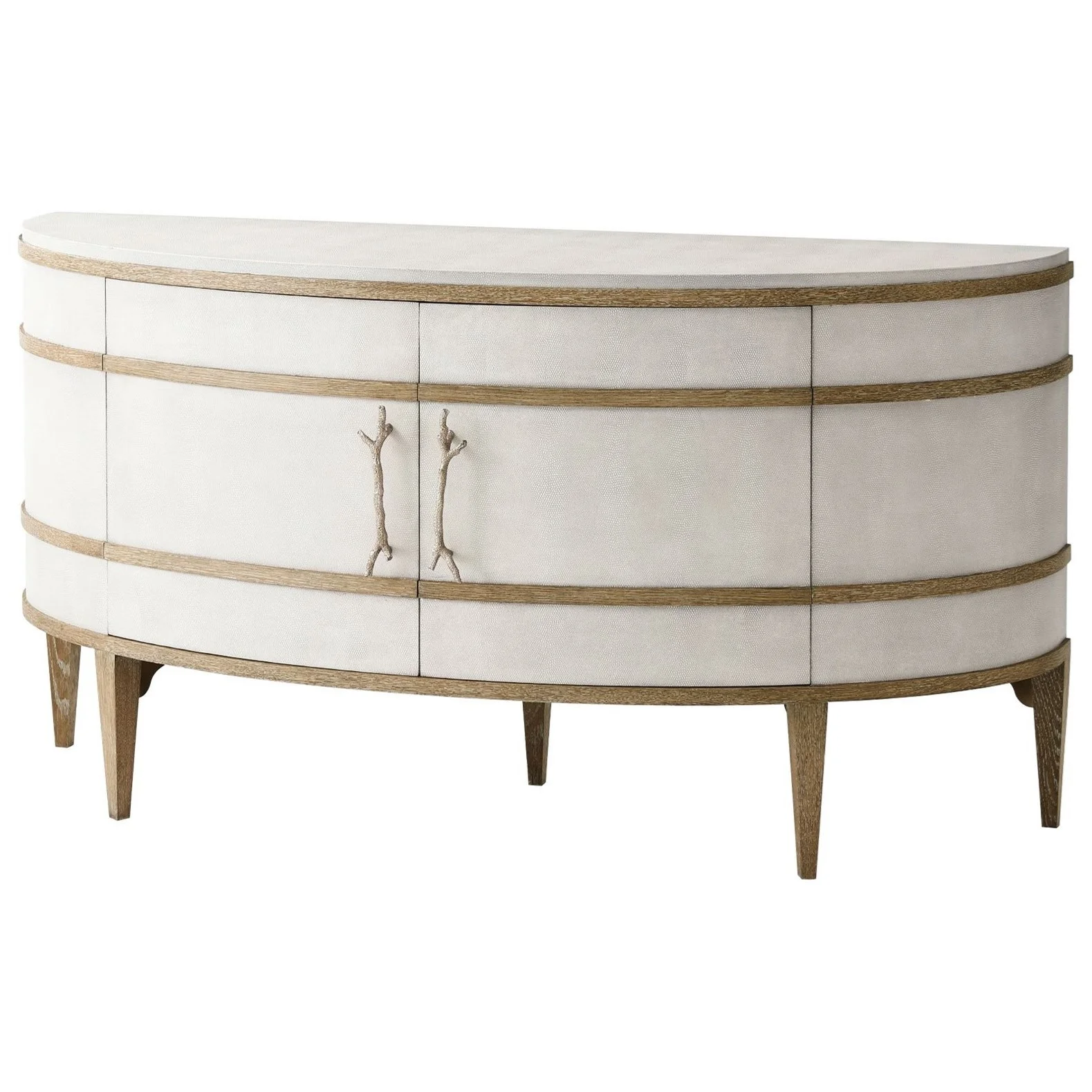 Theodore Alexander Corallo Brandon Curve II Bowfront Cabinet with ...