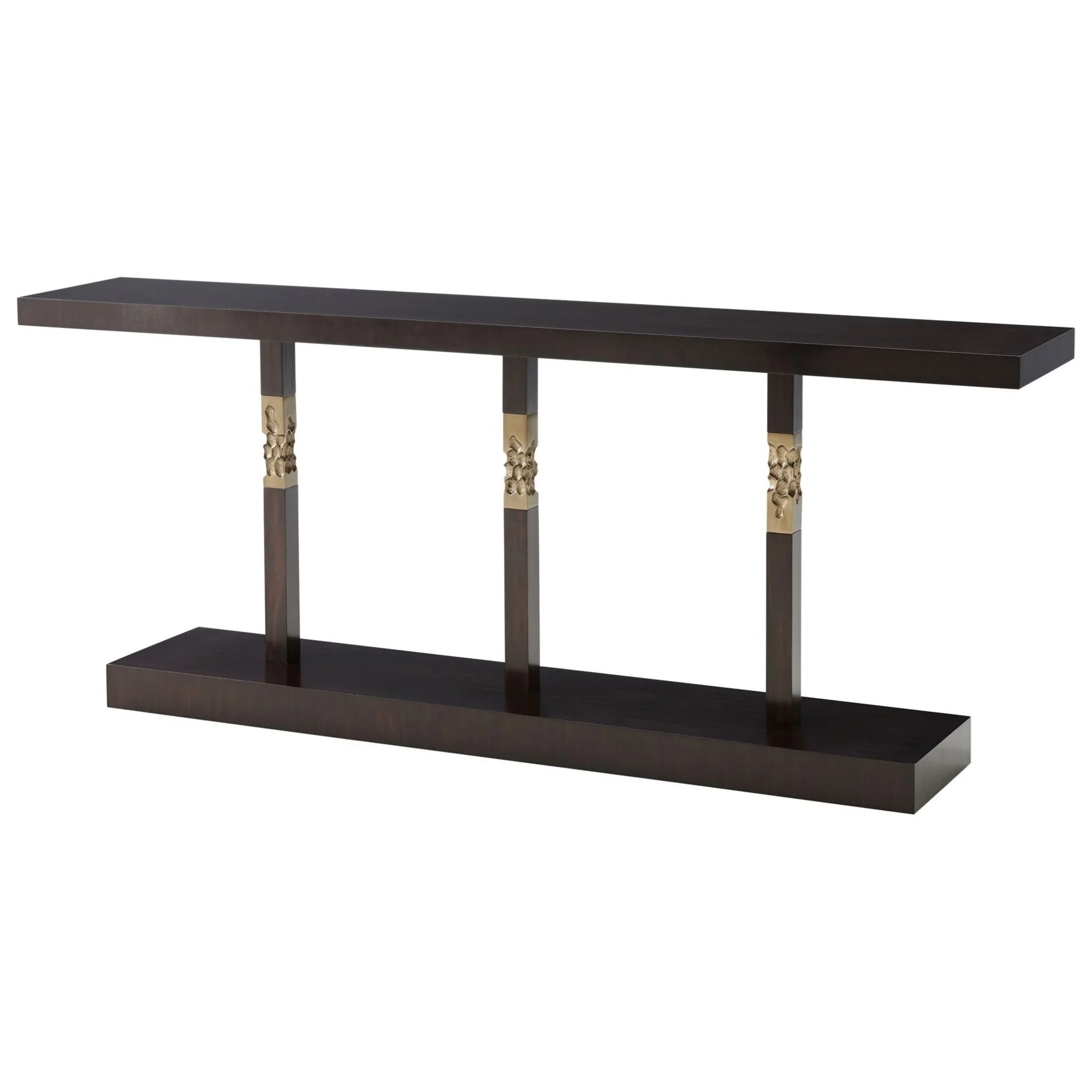 Theodore Alexander Tables 5305-319 Erno Console Table with Brass ...