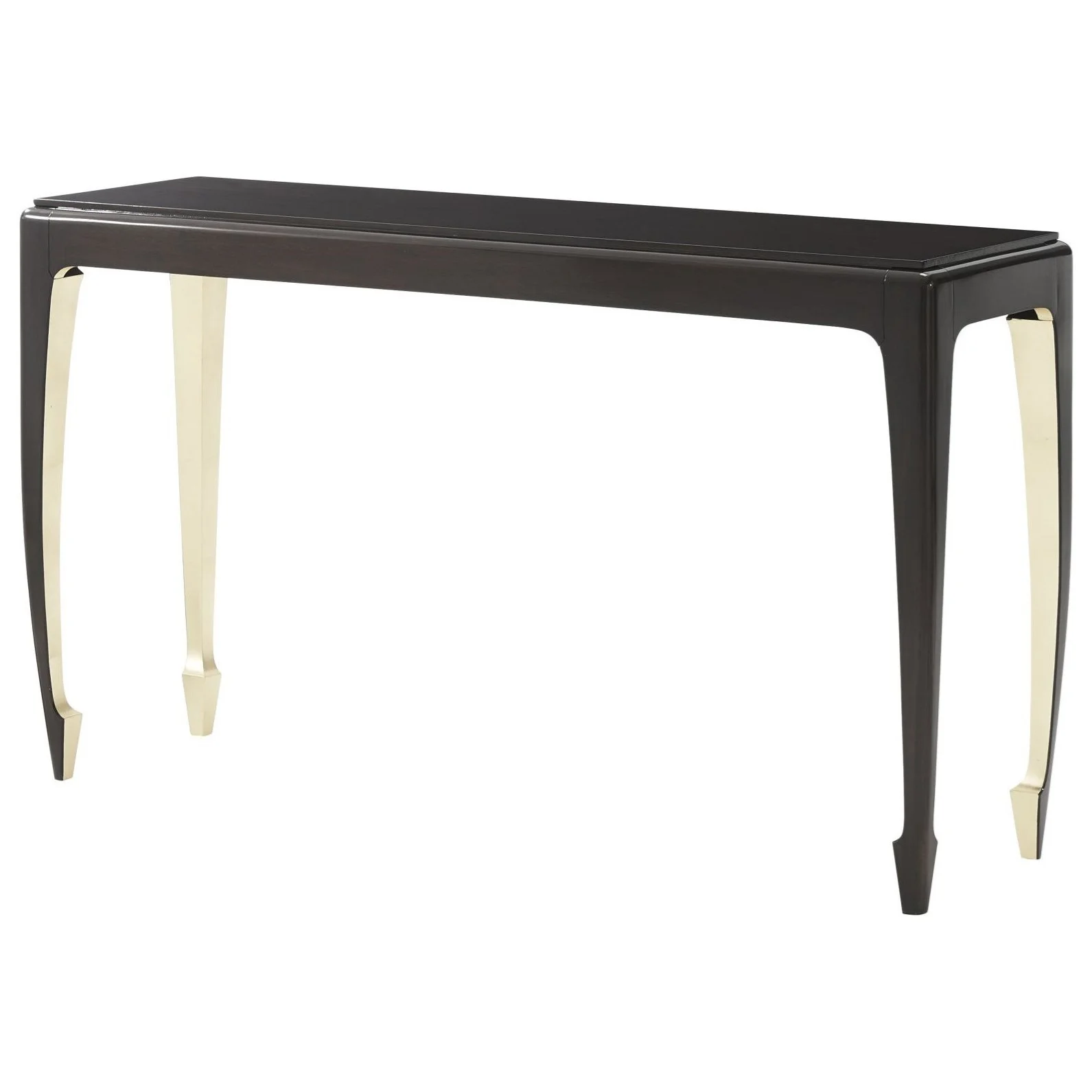 Theodore Alexander Tables 5305-322 Golden Curve Console Table with Gold ...