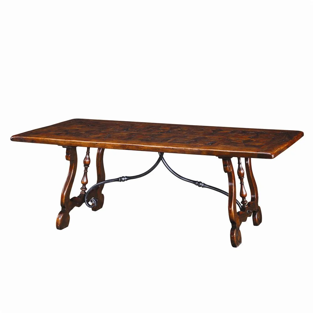 Theodore Alexander Tables CB54006 Traditional Rectangular Antiqued Wood ...