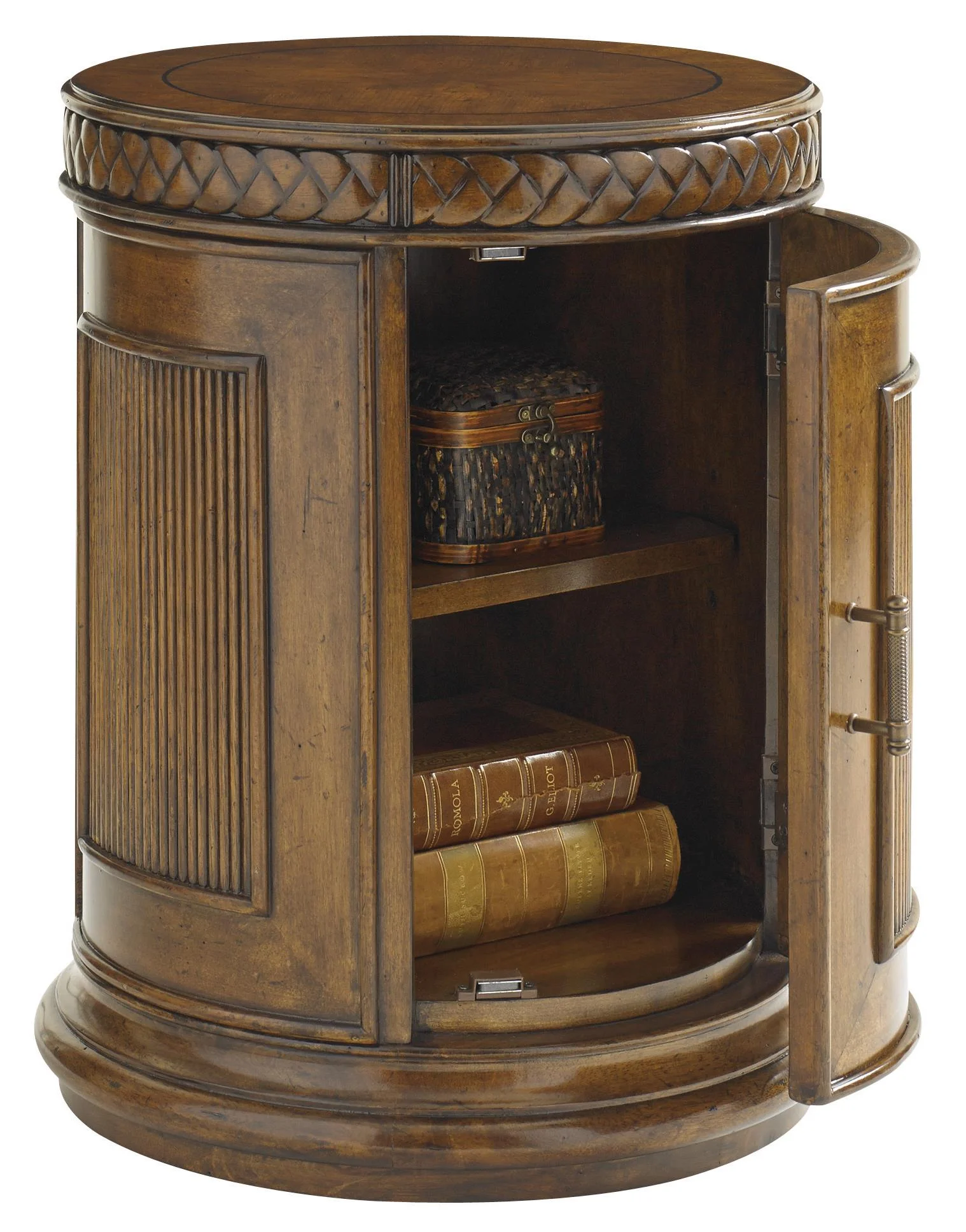 Tommy Bahama Home Bali Hai 662474332 Belize Round End Table | Baer's ...