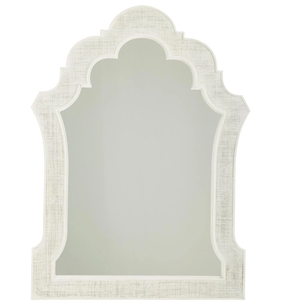 Tommy Bahama Home Ivory Key 543-204 Sandys Mirror with Woven Raffia ...
