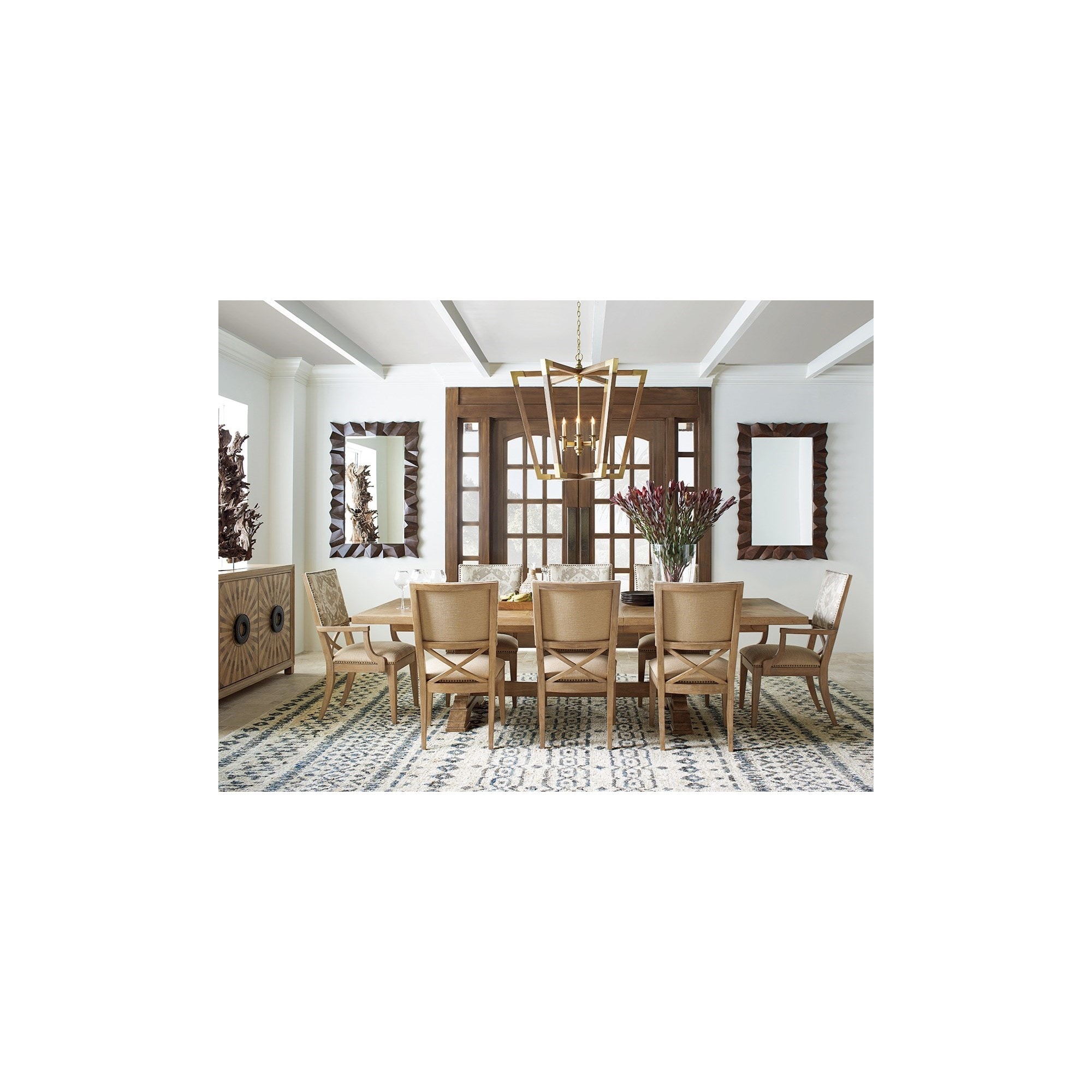 Tommy Bahama Home Los Altos 566-877C Farmington Rectangular Trestle ...