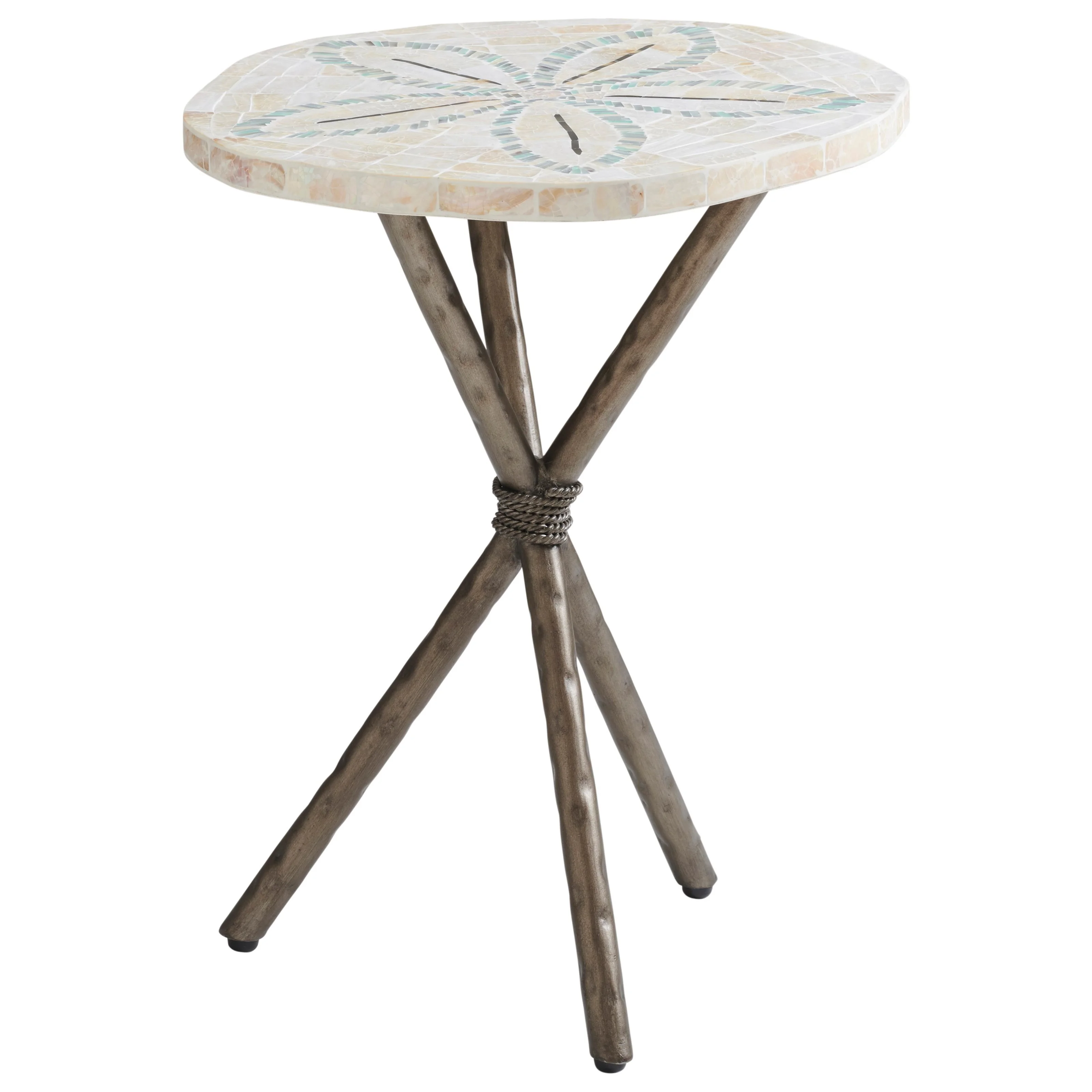 Tommy Bahama Home Ocean Breeze 650461622 Sand Dollar End Table | Baer's ...