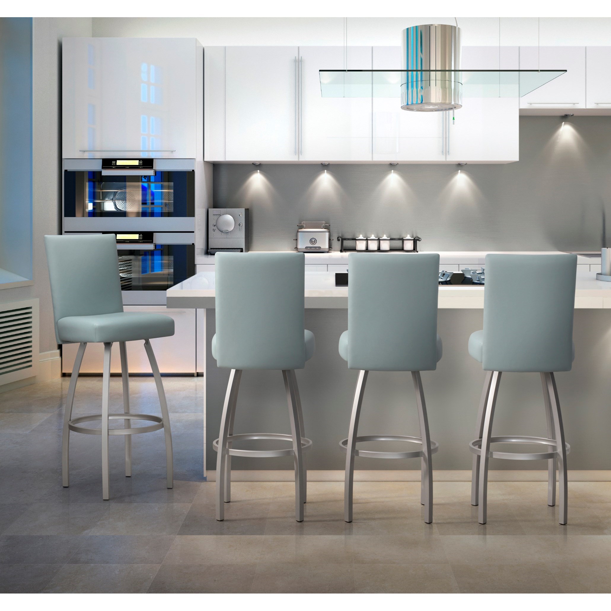 Trica Contemporary Seating Nicholas Nicholas Swivel Bar Stool | Wayside ...