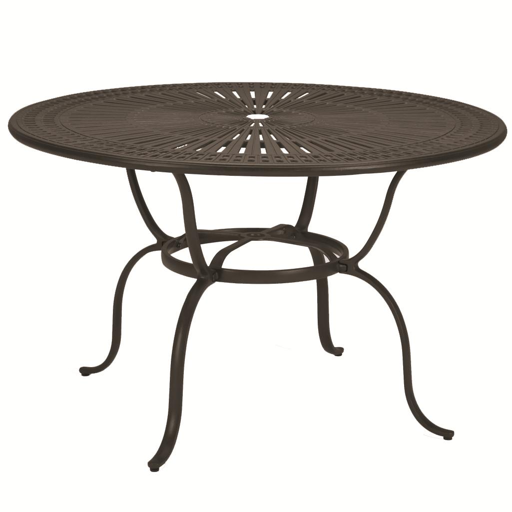 Tropitone Outdoor Tables 800154 Outdoor Round Pub Height Dining Table ...