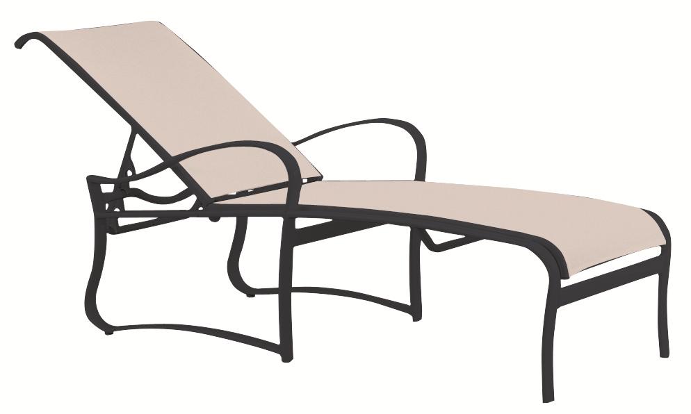 Tropitone Shoreline Outdoor 150032 Casual Outdoor Chaise Lounge with an ...