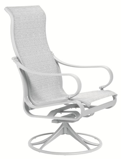 Tropitone Torino 150370 Outdoor Swivel Rocker with Aluminum Frame ...