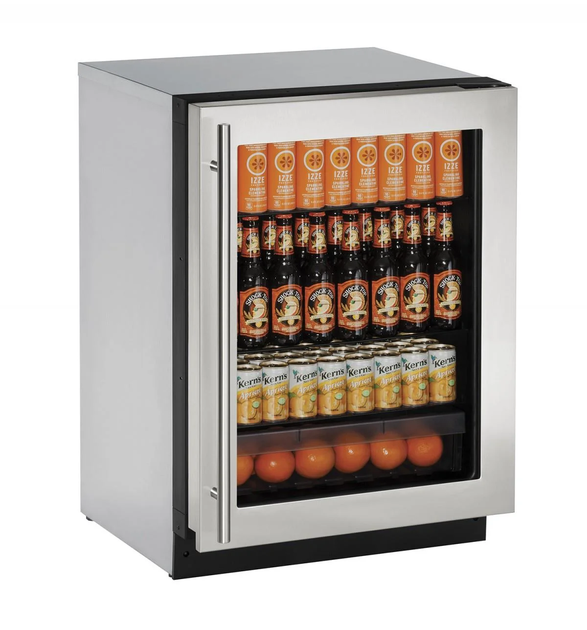 U-Line U-2224RGLS-01A 4.9 Cu. Ft. 2000 Series Compact Glass Door ...