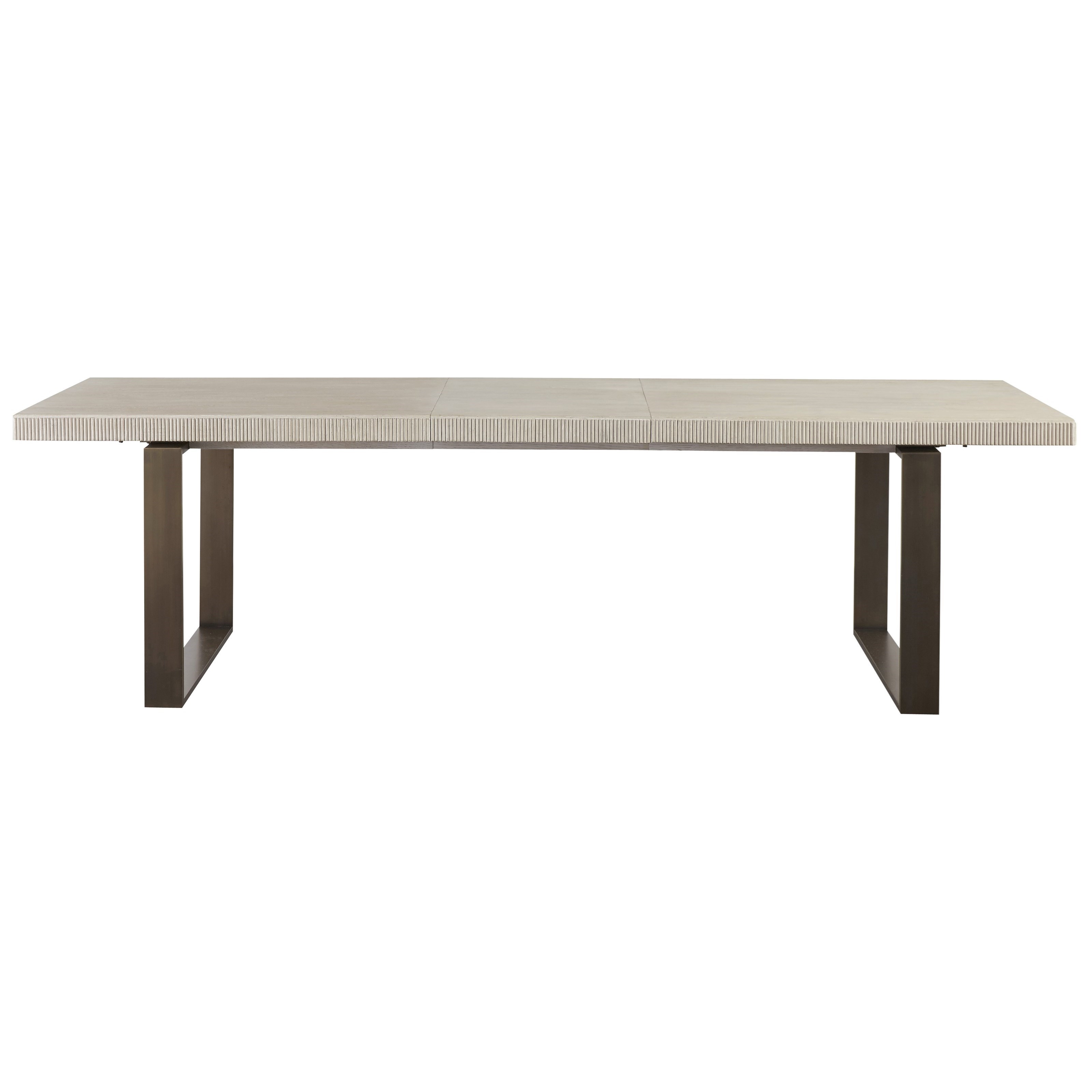 Universal Modern Robards Rectangular Dining Table with 22" Leaf | Reeds Furniture | Dining Tables