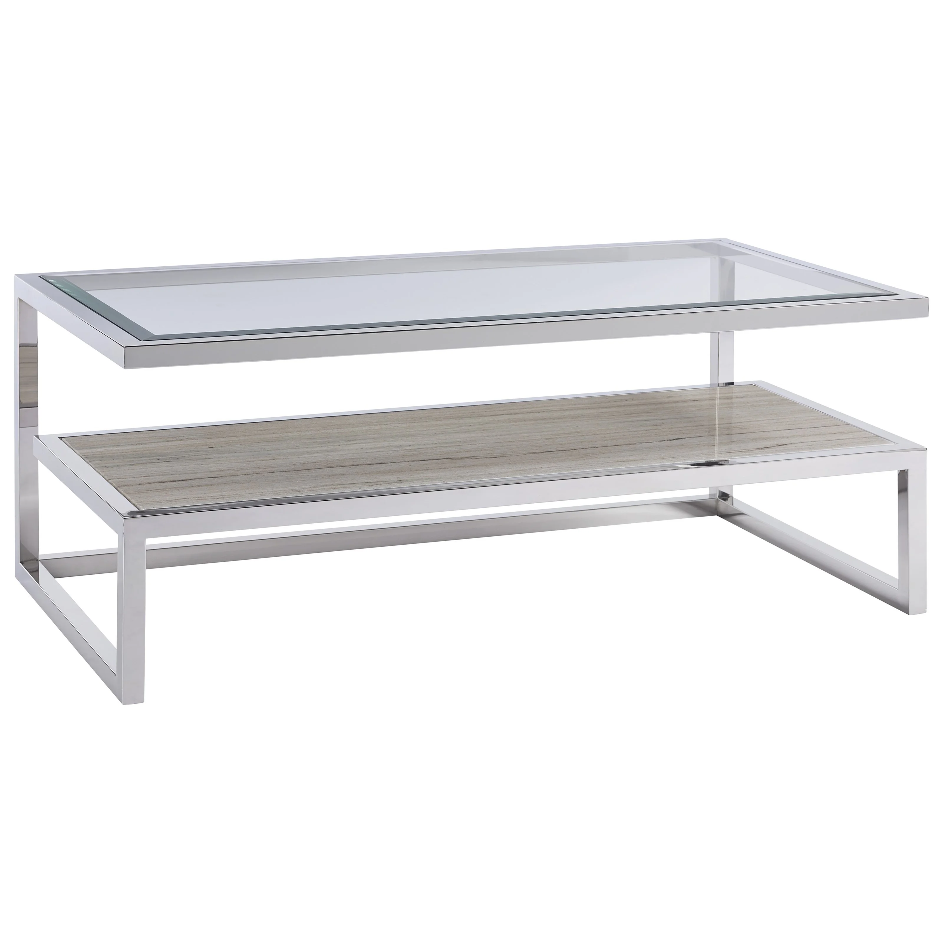 Universal Miscellaneous 827839 Contemporary Cocktail Table with Stone ...