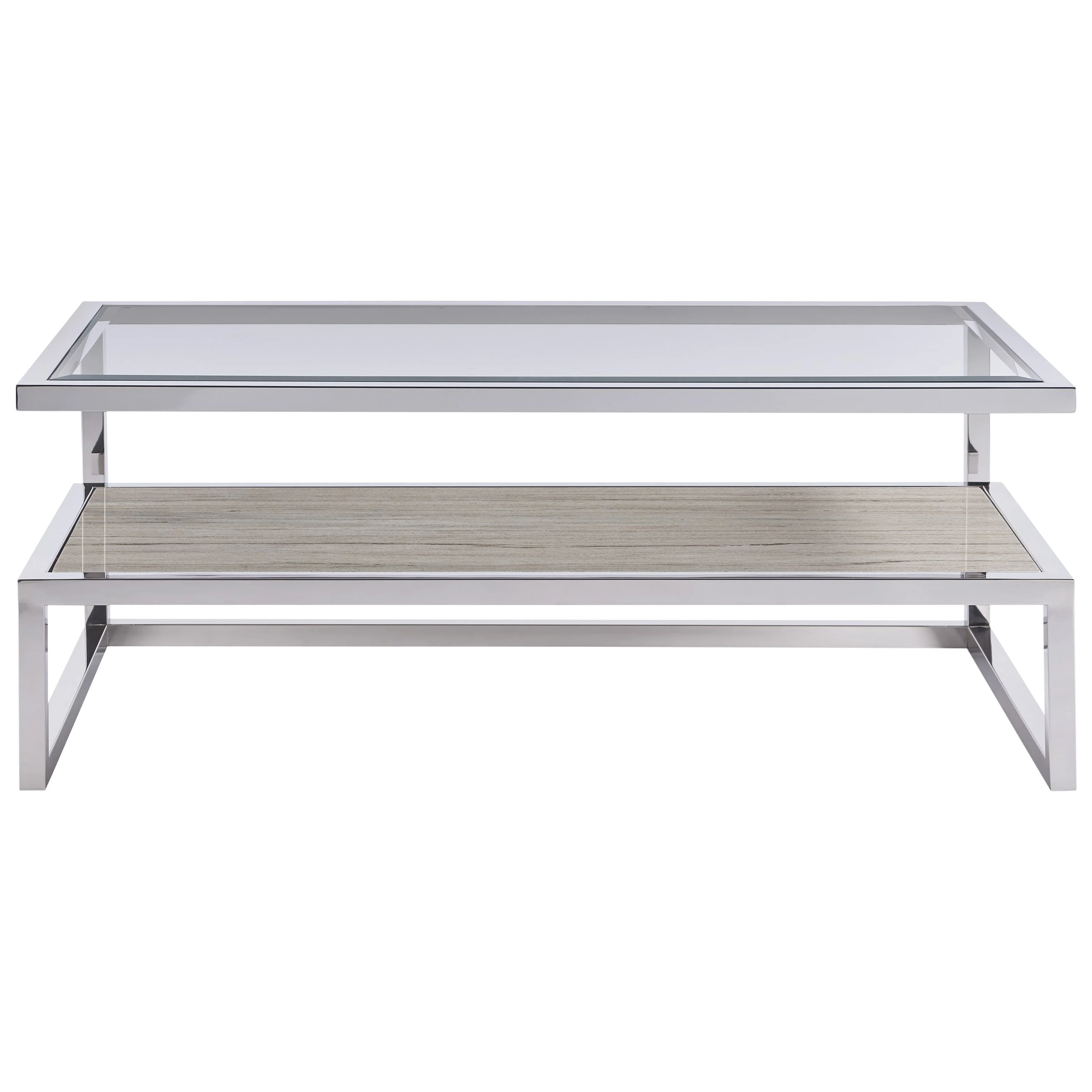 Universal Miscellaneous 827839 Contemporary Cocktail Table with Stone ...