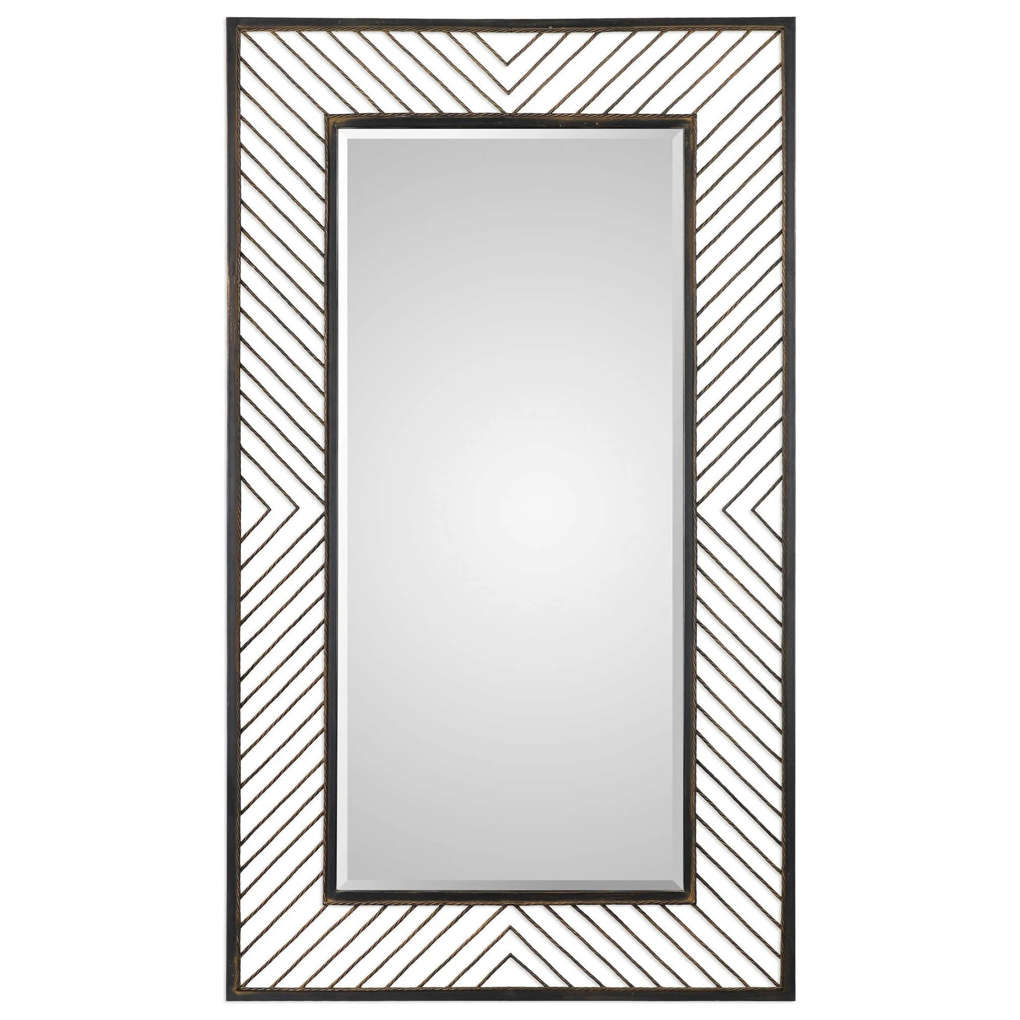 Ultimate Accents Mirrors 09245 Karel Chevron Mirror | Reeds Furniture ...