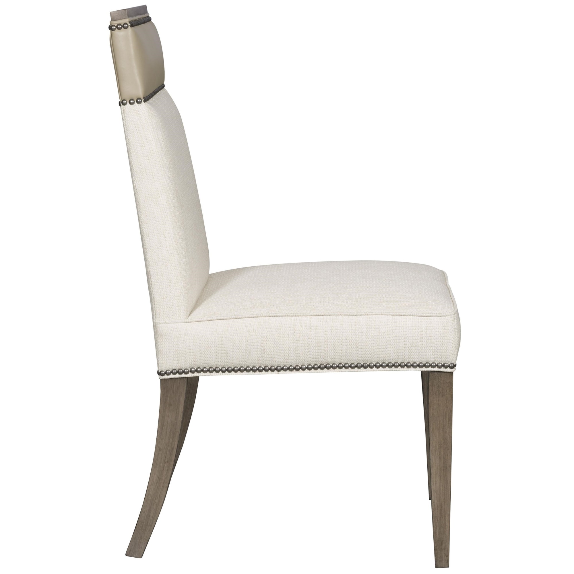 Vanguard Furniture Bradford 256179447 Side Chair with Leather Trim ...