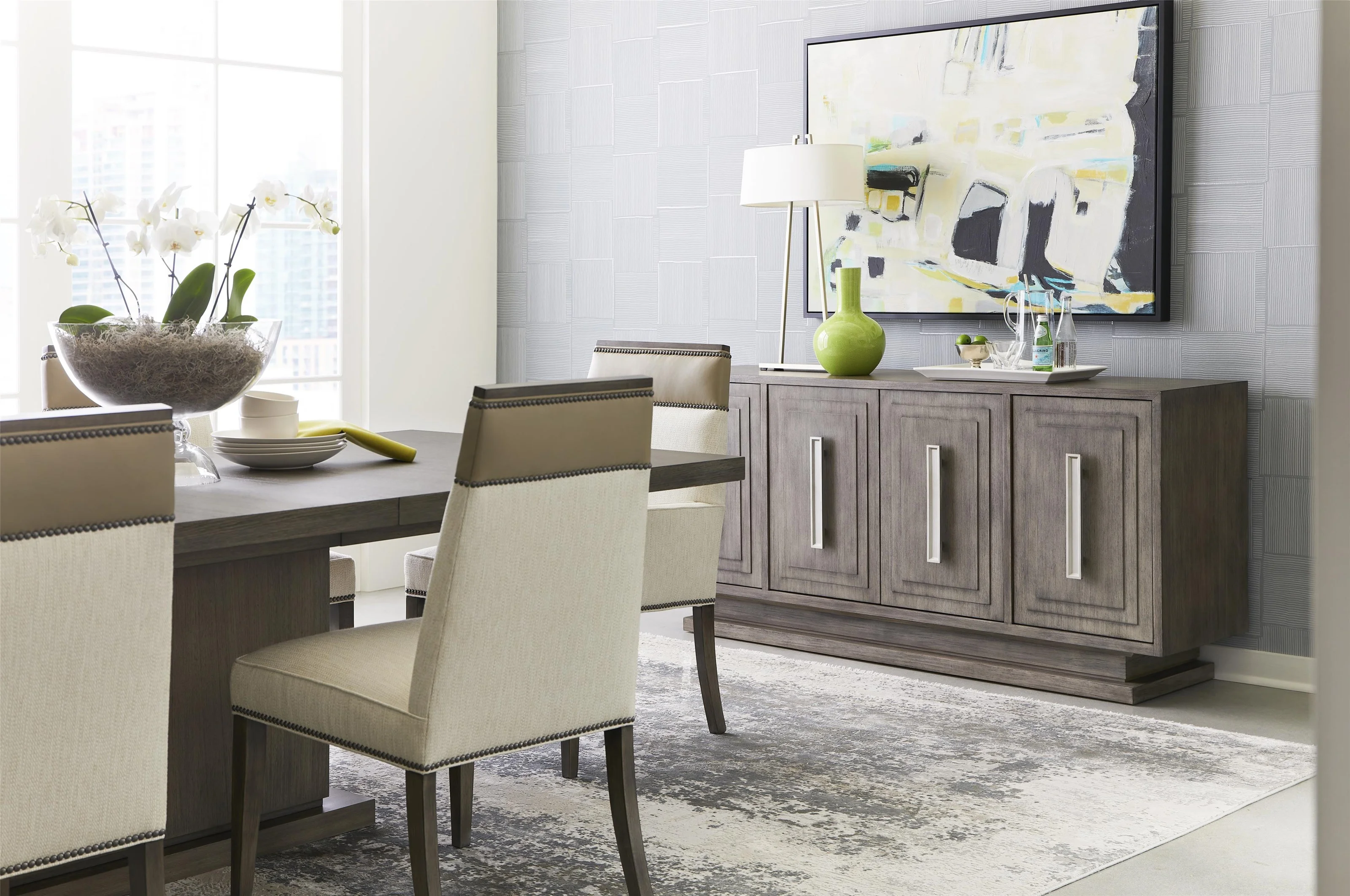Vanguard Furniture Bradford W738T-GH9/GHP Dining Table with Leaves ...