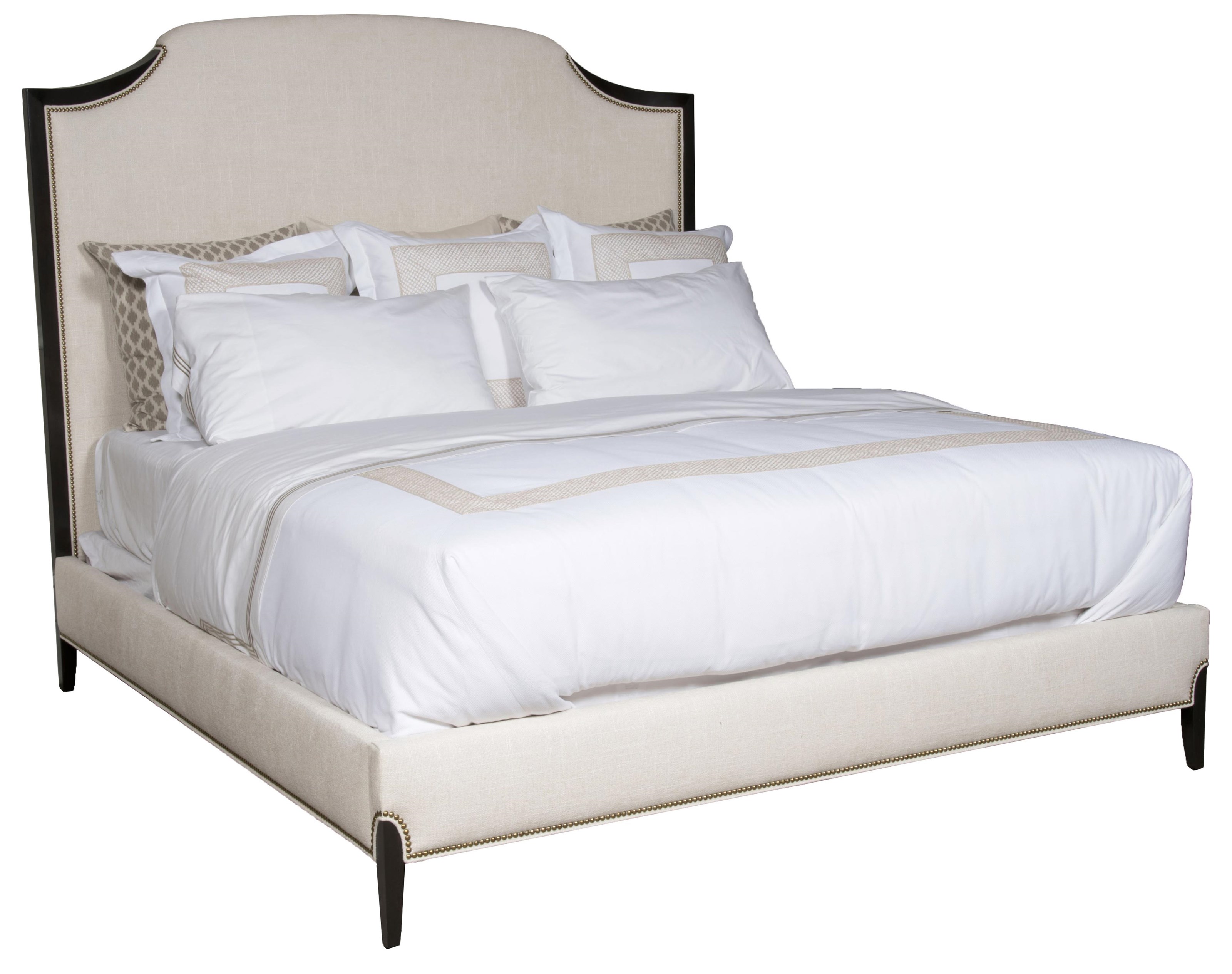 Vanguard Furniture Lillet Bedroom T1738 Lillet Upholstered Queen Bed ...
