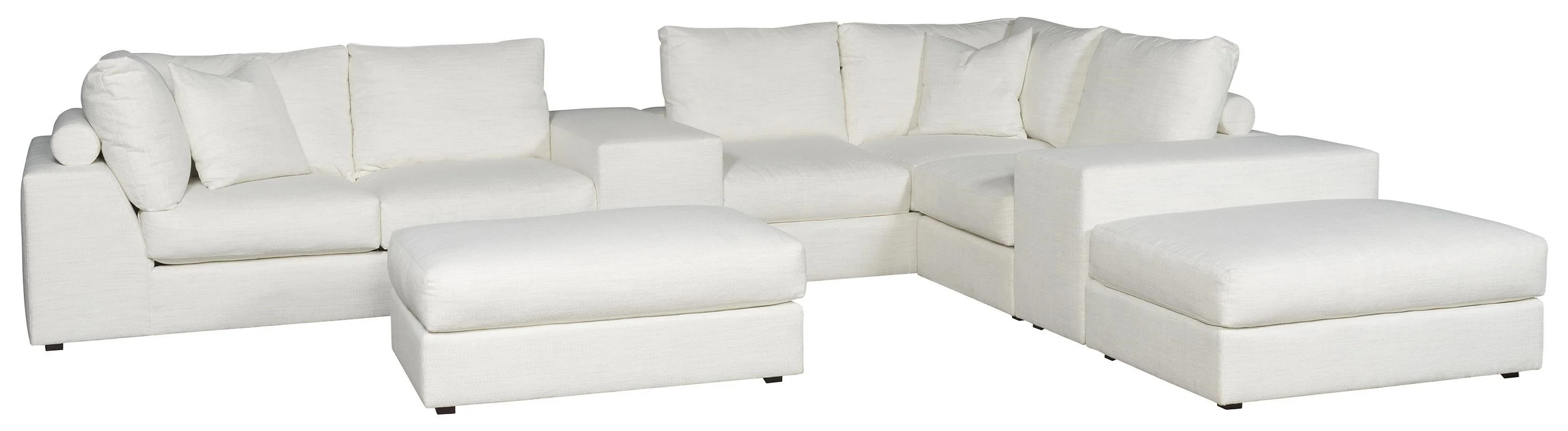 Vanguard Furniture Lucca T7V159 LUCCA SECTIONAL 7-piece Sectional from ...