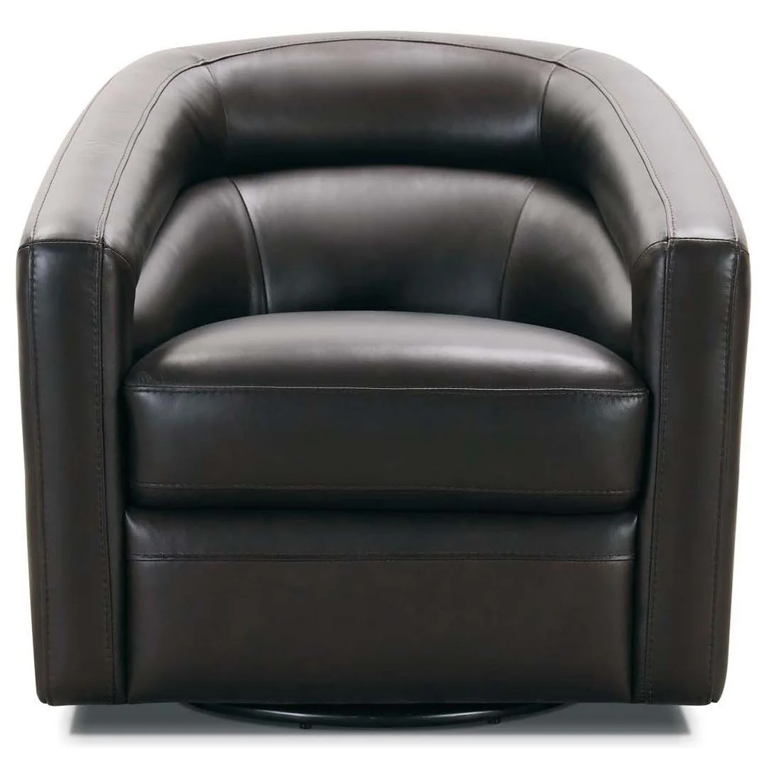 Violino 1102A 1319573 Leather Swivel Chair | Dunk & Bright Furniture ...