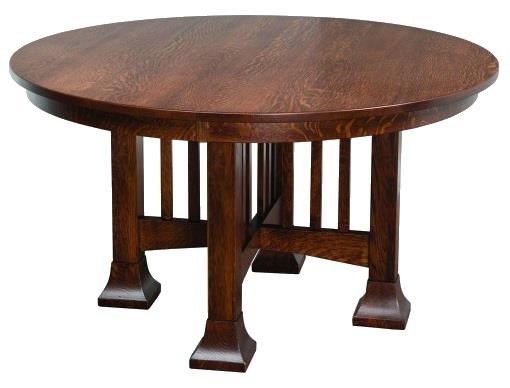 Wayside Custom Furniture Kountry Knob MESA/SINGLE Mesa Single Pedestal ...