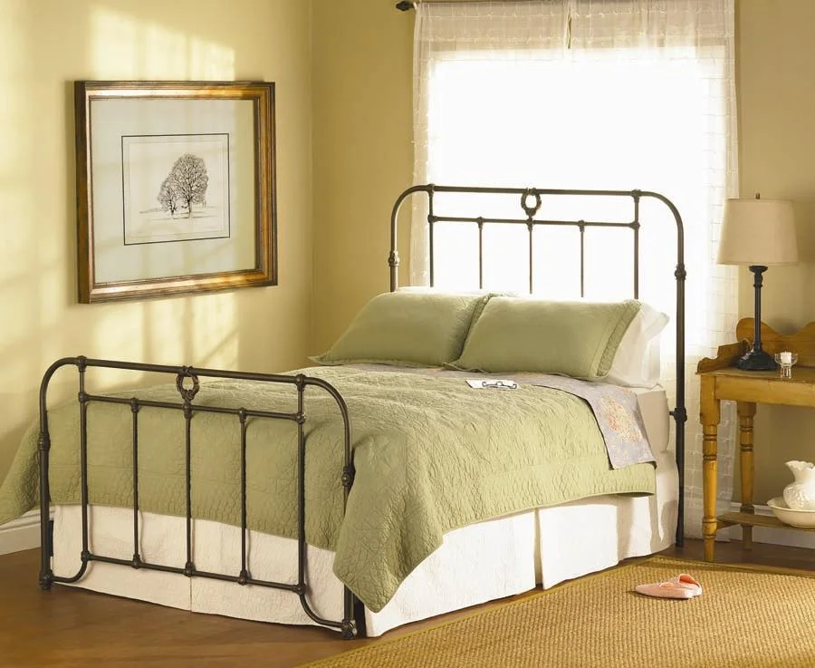 Wesley Allen Iron Beds 10577MPF King Wellington Iron Bed | Stuckey ...